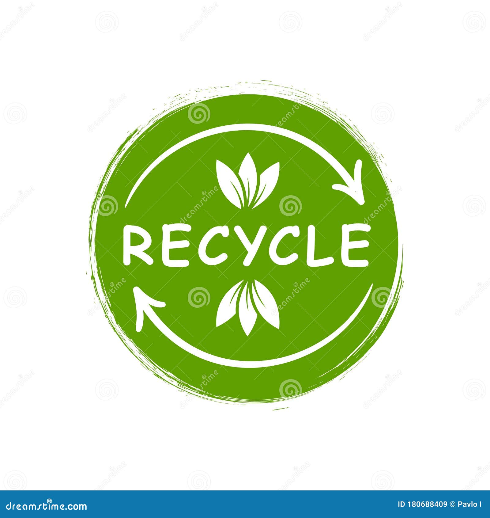 Recycle Label Sticker, Environment Protection Sign, Zero Waste Icon ...
