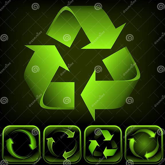 Recycle Logo stock vector. Illustration of recover, logo - 12765191