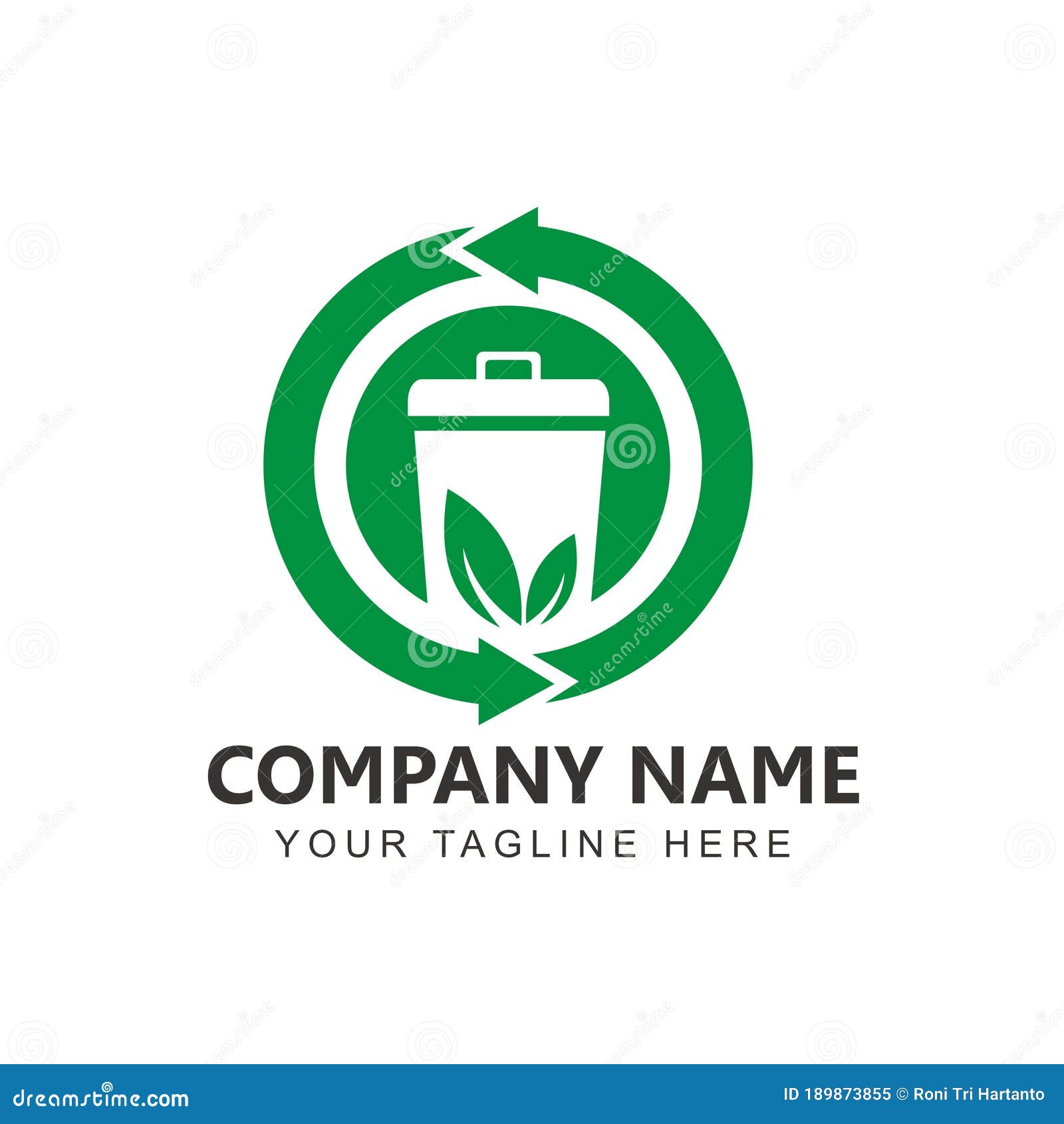 Recycle Logo Design Inspiration Vector Stock Vector - Illustration of ...