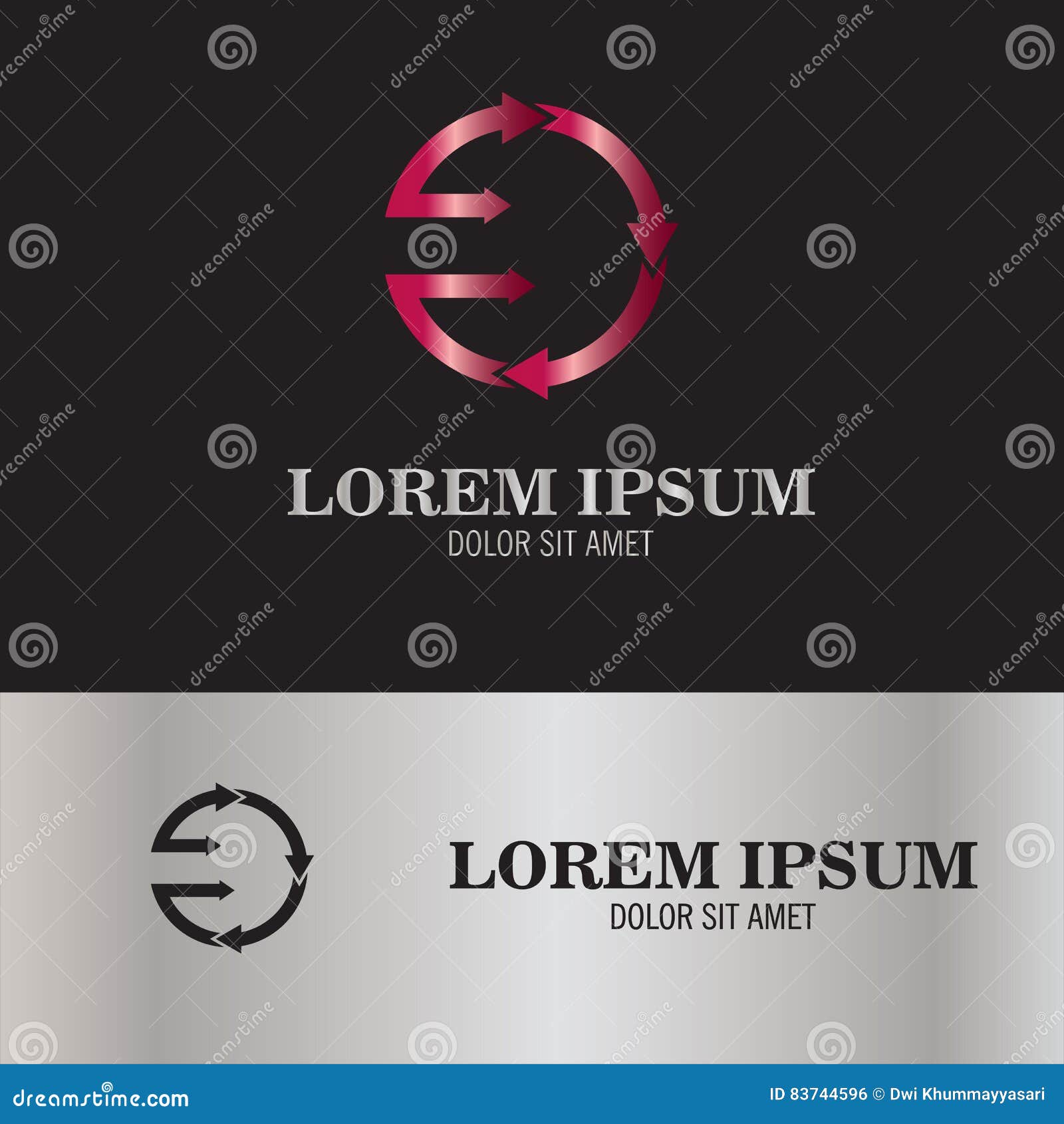 Recycle logo stock vector. Illustration of abstract, icon - 83744596