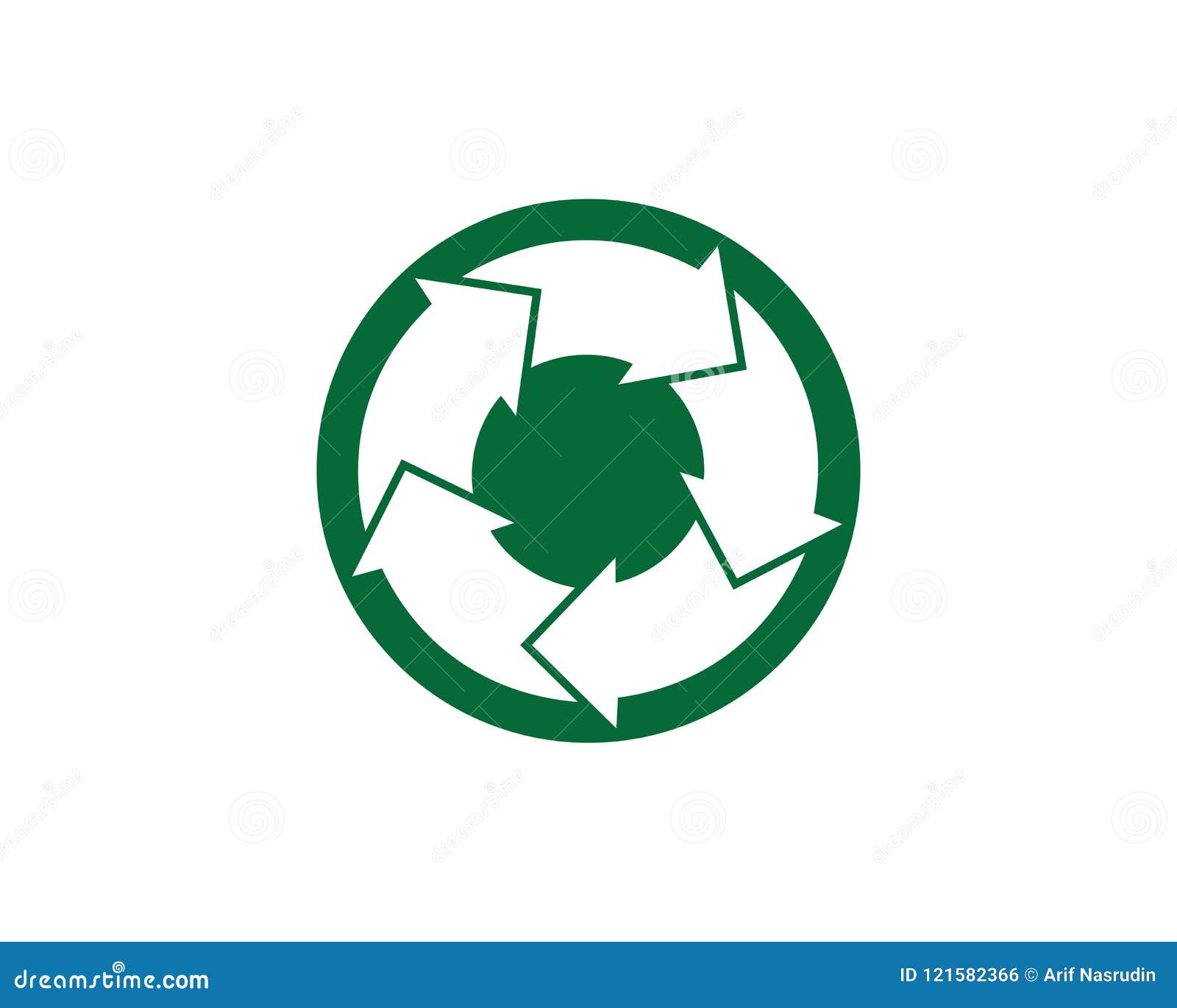 Recycle logo and vector stock illustration. Illustration of design ...
