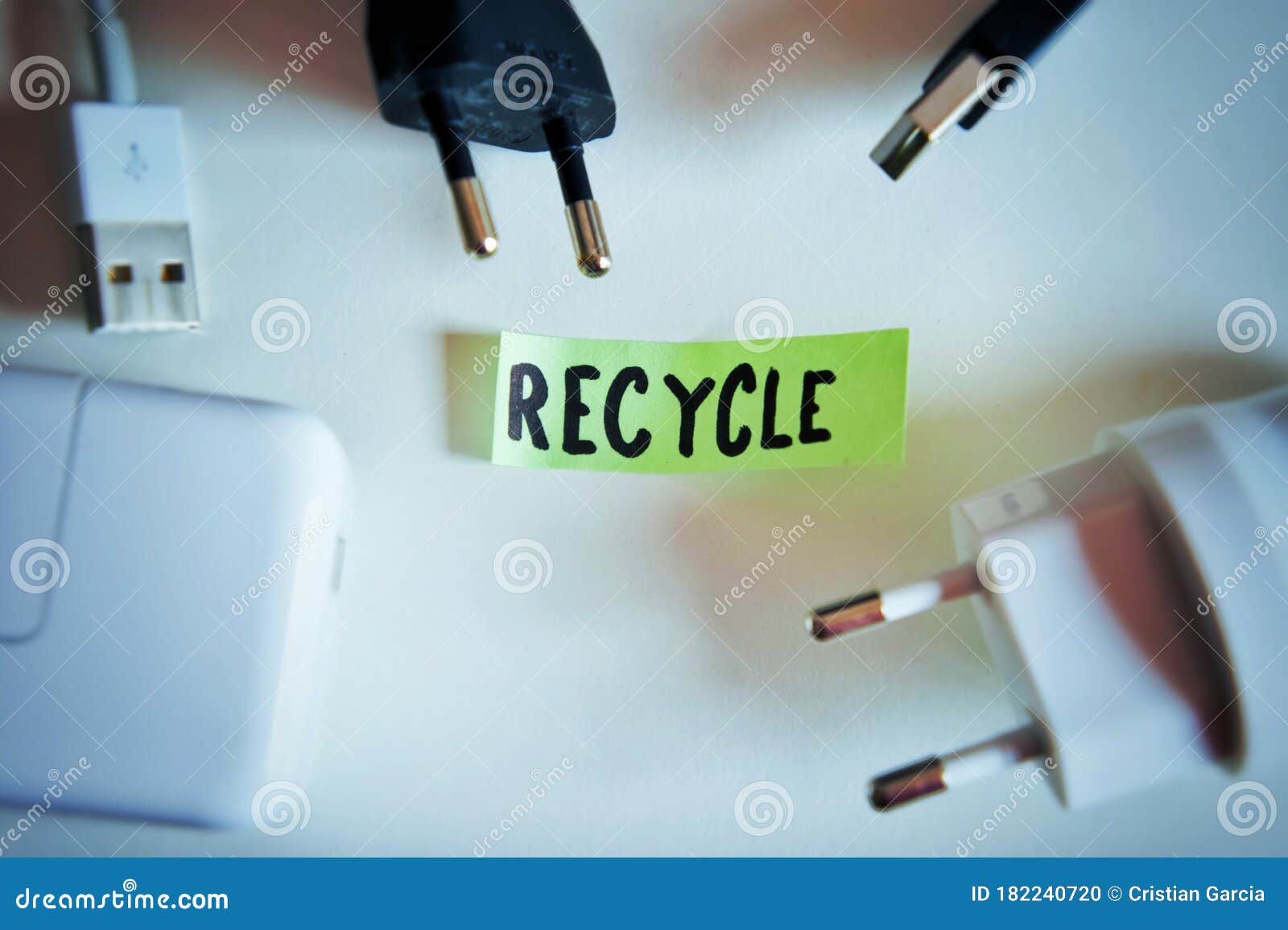 Recycle mindset stock photo. Image of conector, component - 182240720