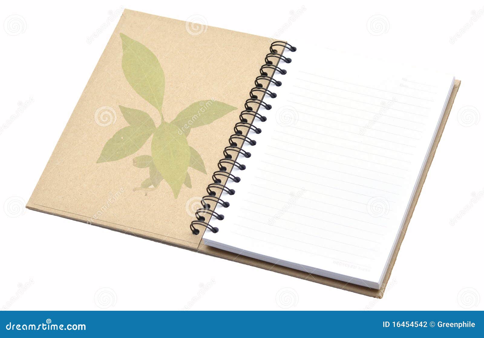 Recycle notebook stock photo. Image of office, education - 16454542