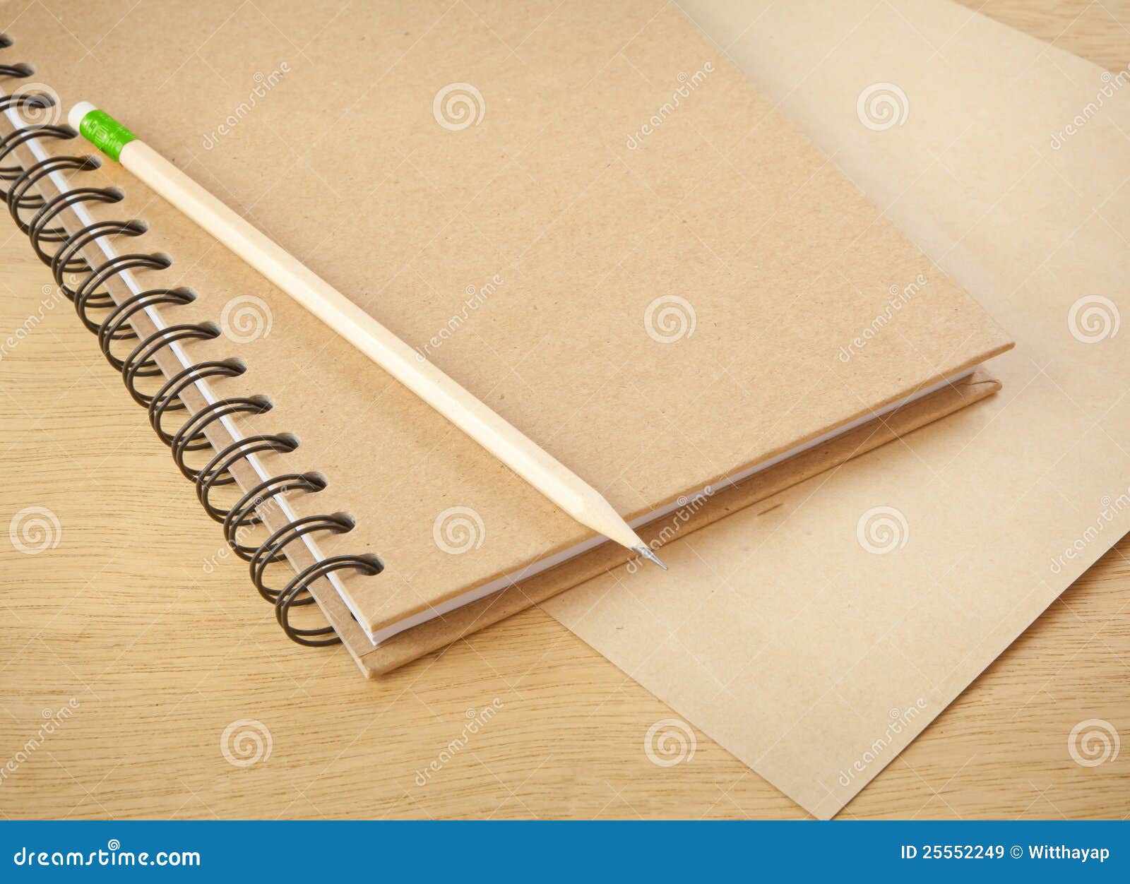 Recycle notebook stock image. Image of binder, learn - 25552249