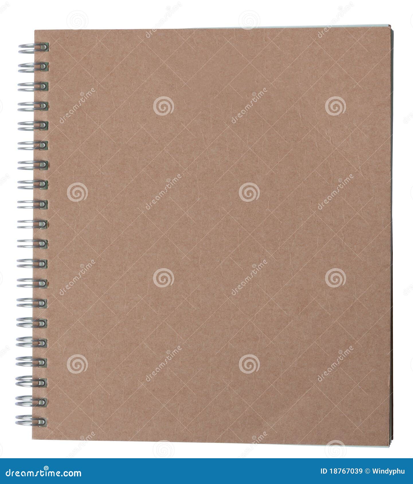 Recycle Notebook Brown Cover Stock Image - Image of grain, notepad ...