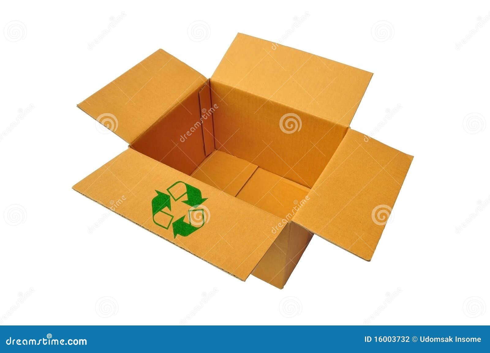 Recycle paper box stock photo. Image of board, background - 16003732