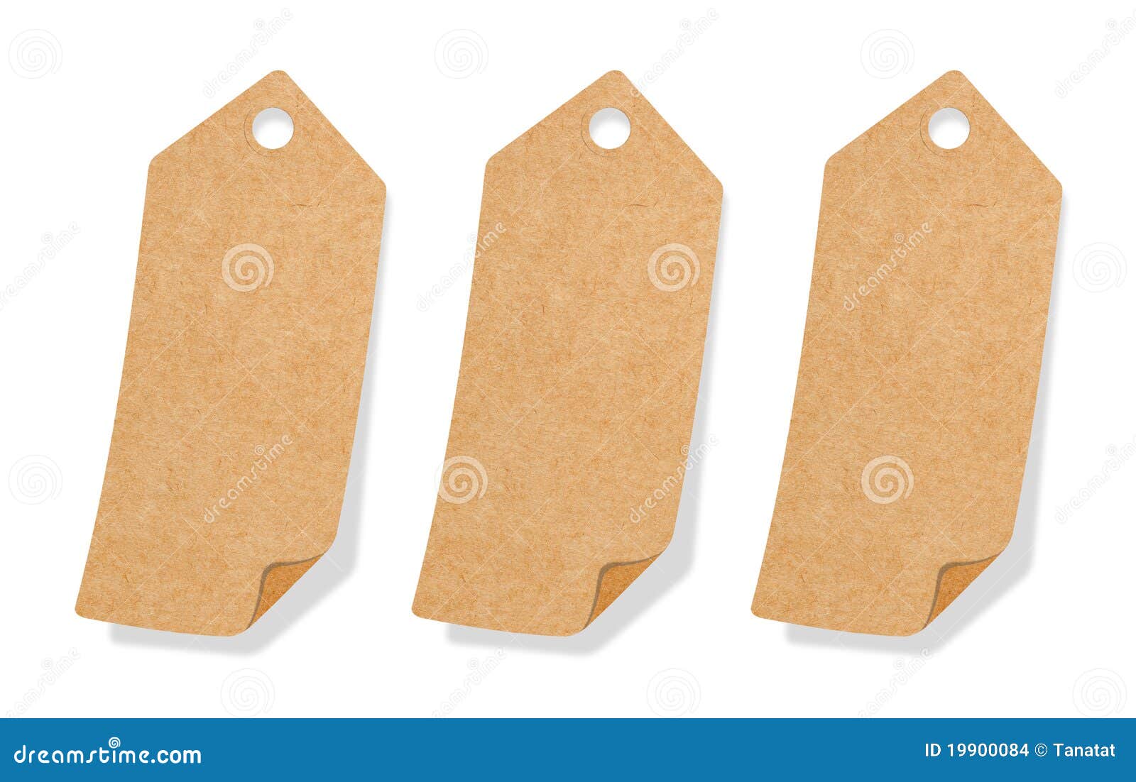 Recycle Paper Tab Promotion Label Design Stock Illustration ...