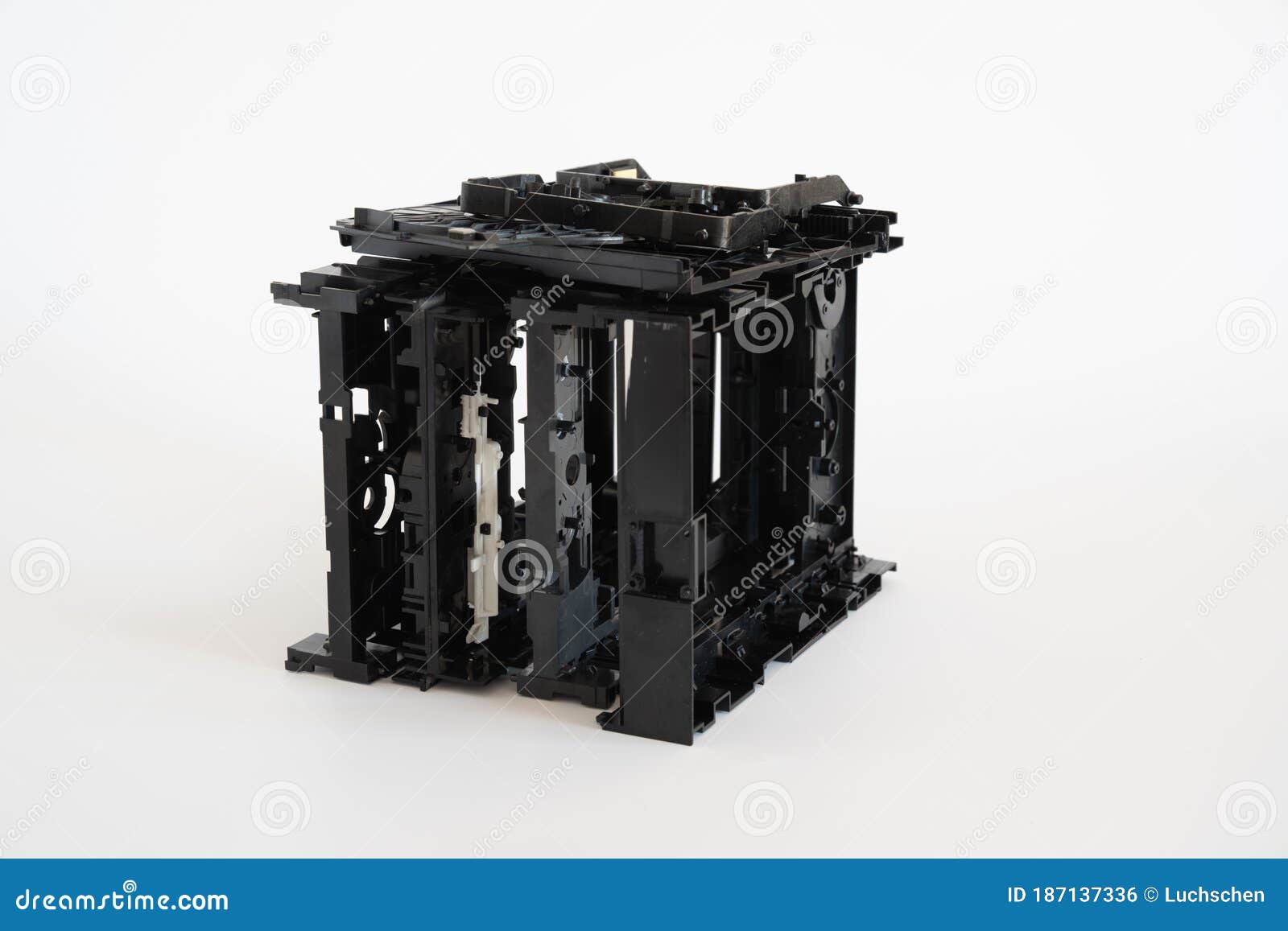 Recycle Parts from Old Computers for Elaboration.conversion Stock Photo ...