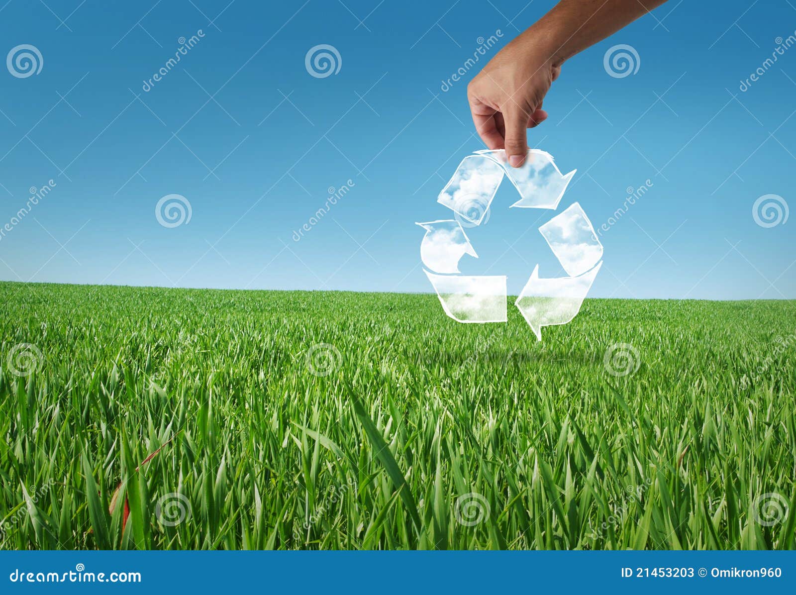 Recycle planet stock image. Image of meadow, green, energy - 21453203