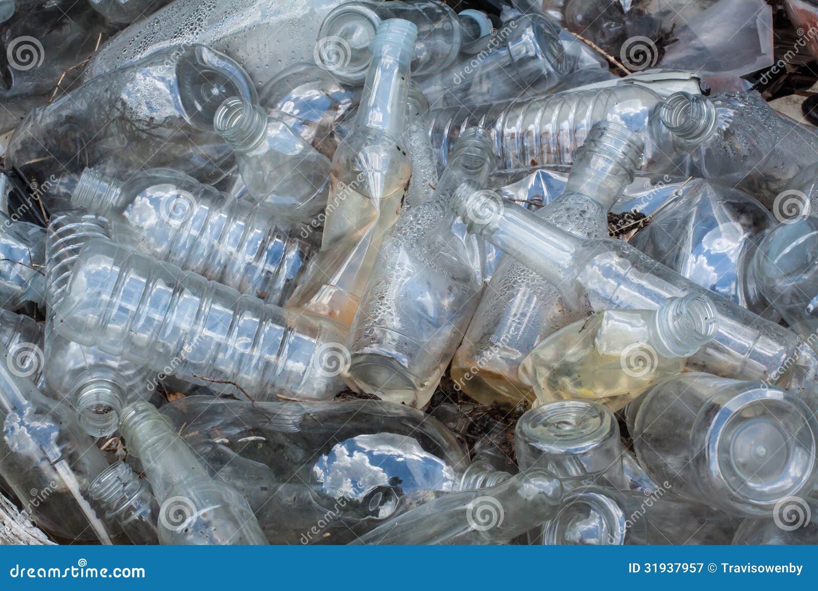 Plastic Water Bottles In Landfills
