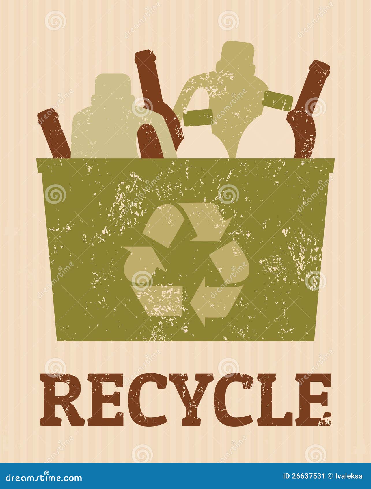 Recycle Poster stock vector. Illustration of ecology - 26637531