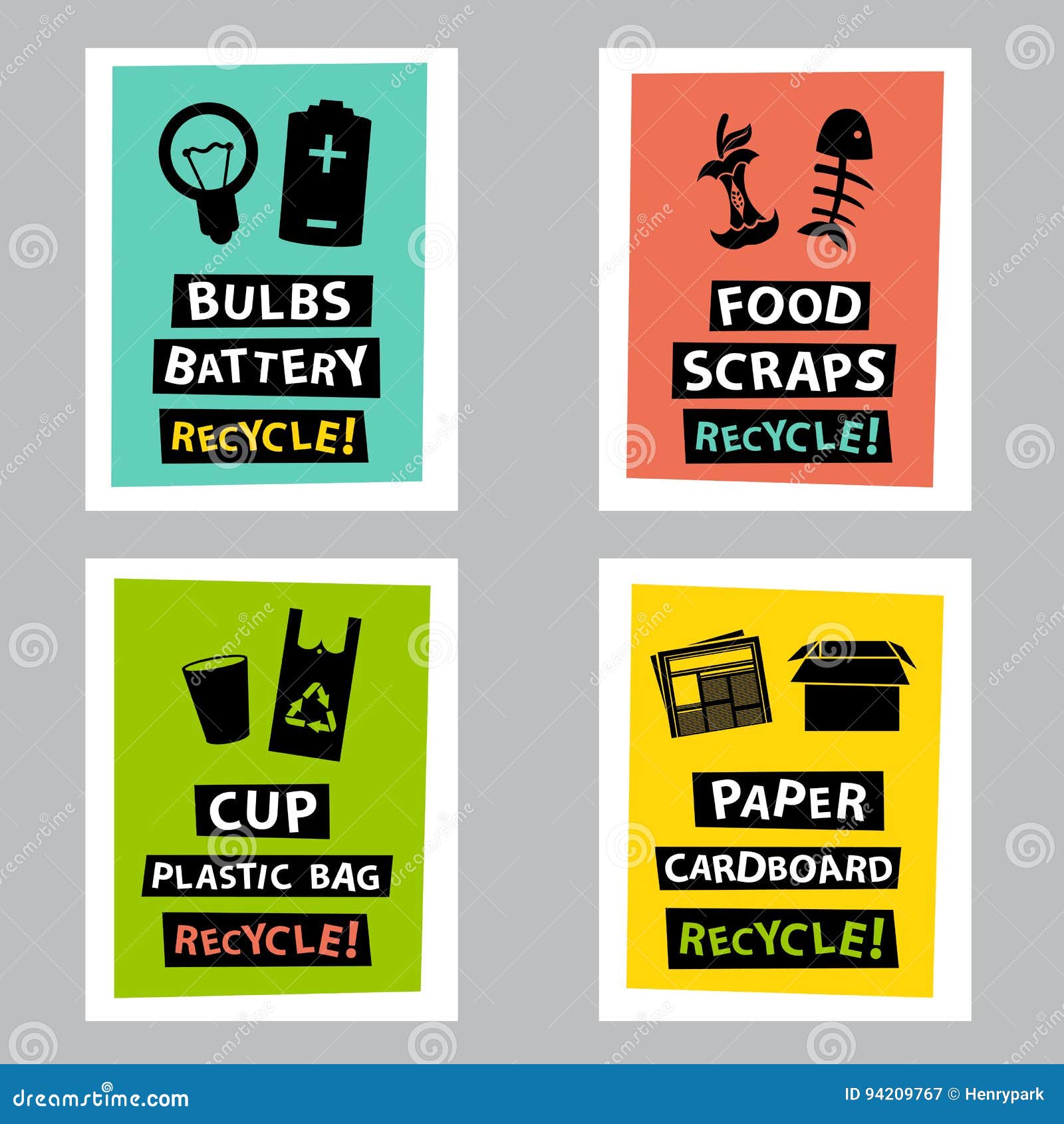 Envelope With Recycle Symbol Vector Illustration | CartoonDealer.com ...