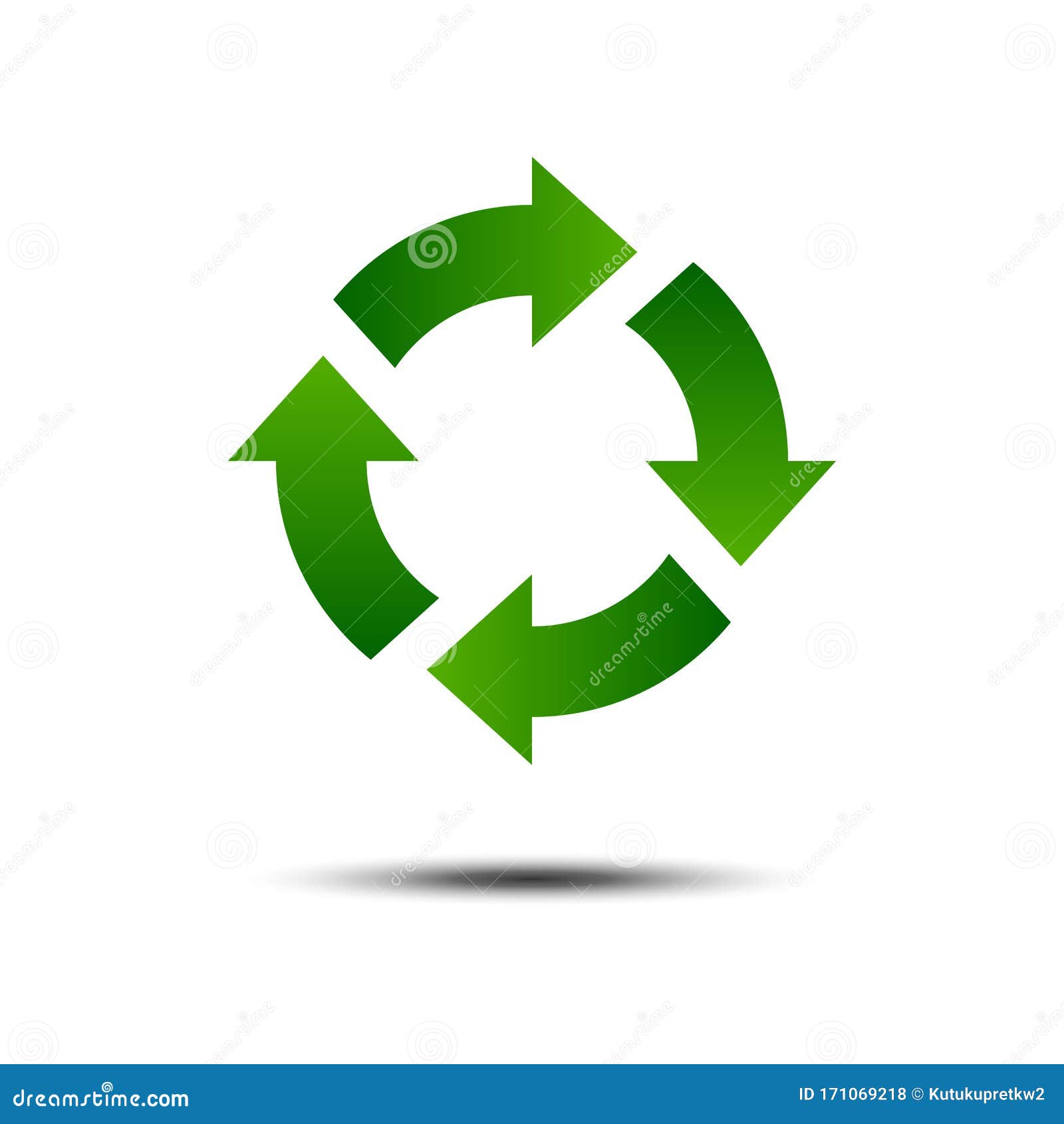 Recycle Recycling Icon Vector Logo Template Illustration Design EPS 10 ...