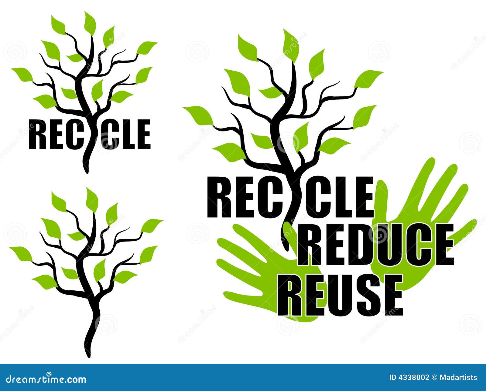 Set Of Reduce Reuse Recycle Element Concept. Stock Image ... Set Of Reduce Reuse Recycle Element Concept. Stock Image ...