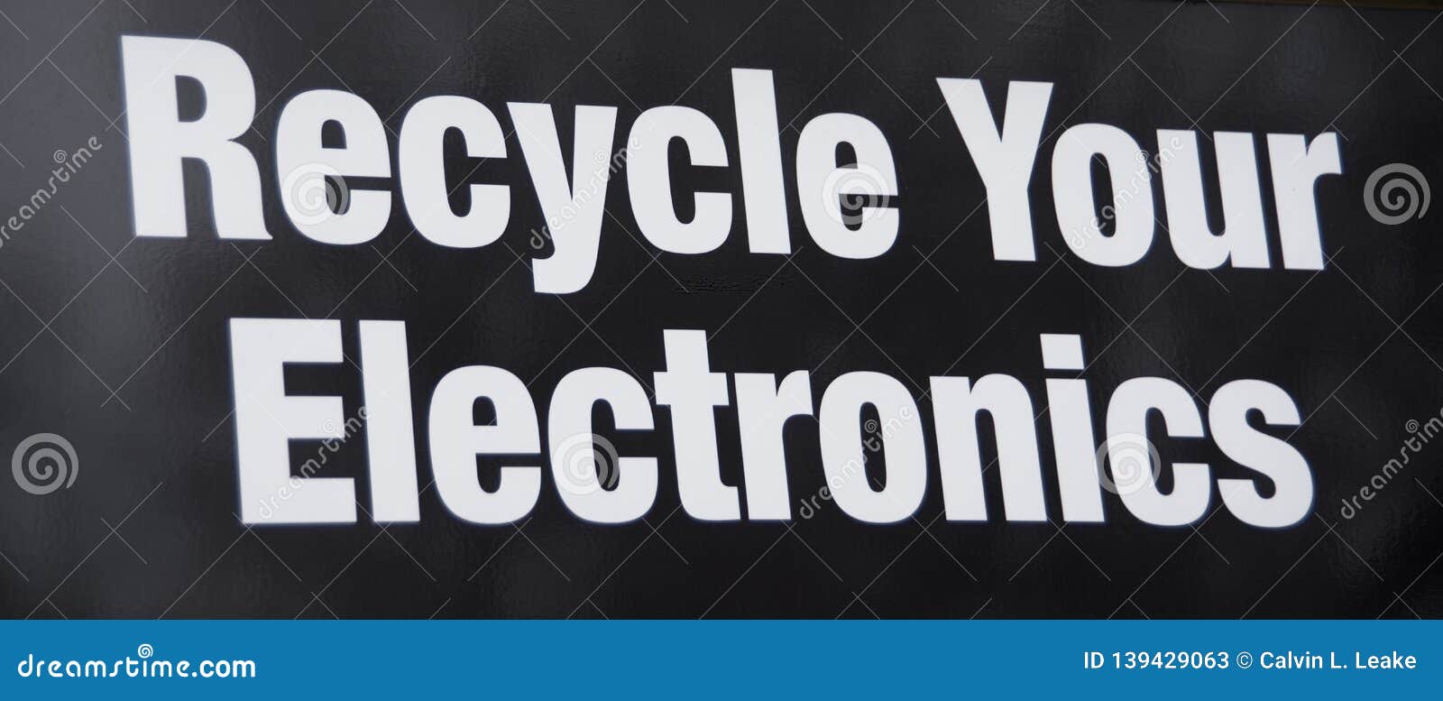 Recycle and Reuse Electronics Stock Image - Image of recover, rework ...