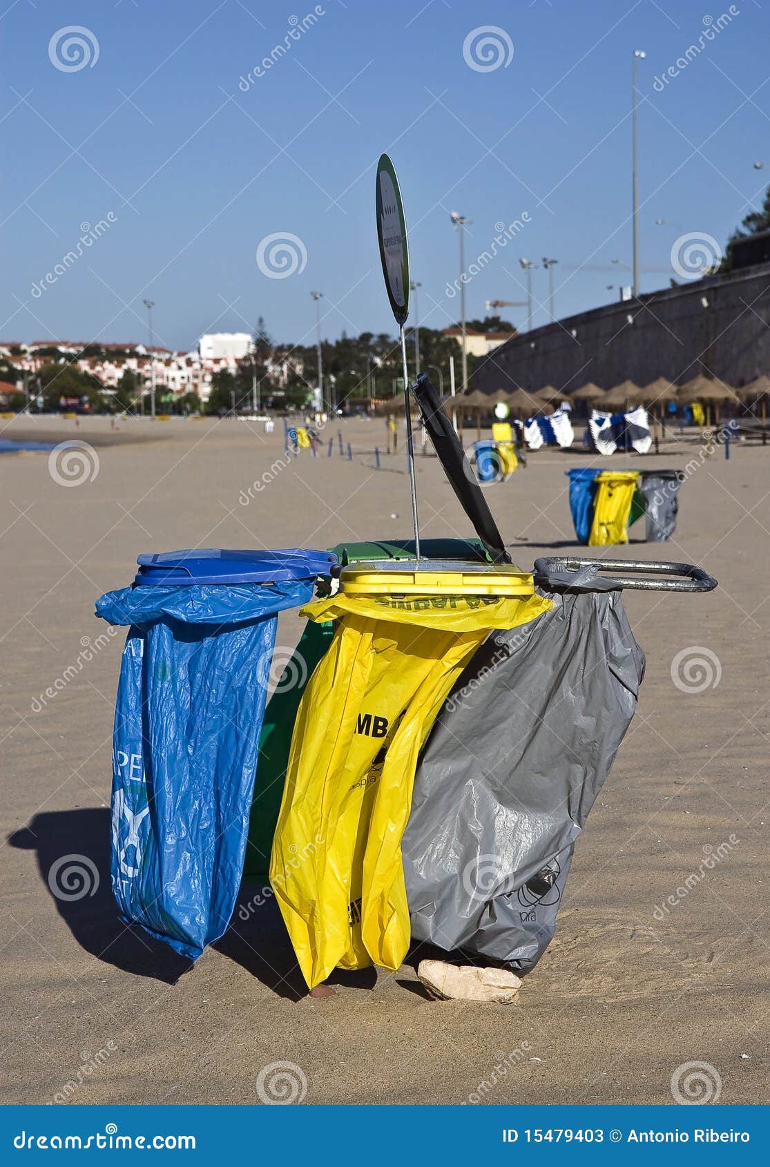 Recycle and Segregate stock image. Image of public, stand - 15479403
