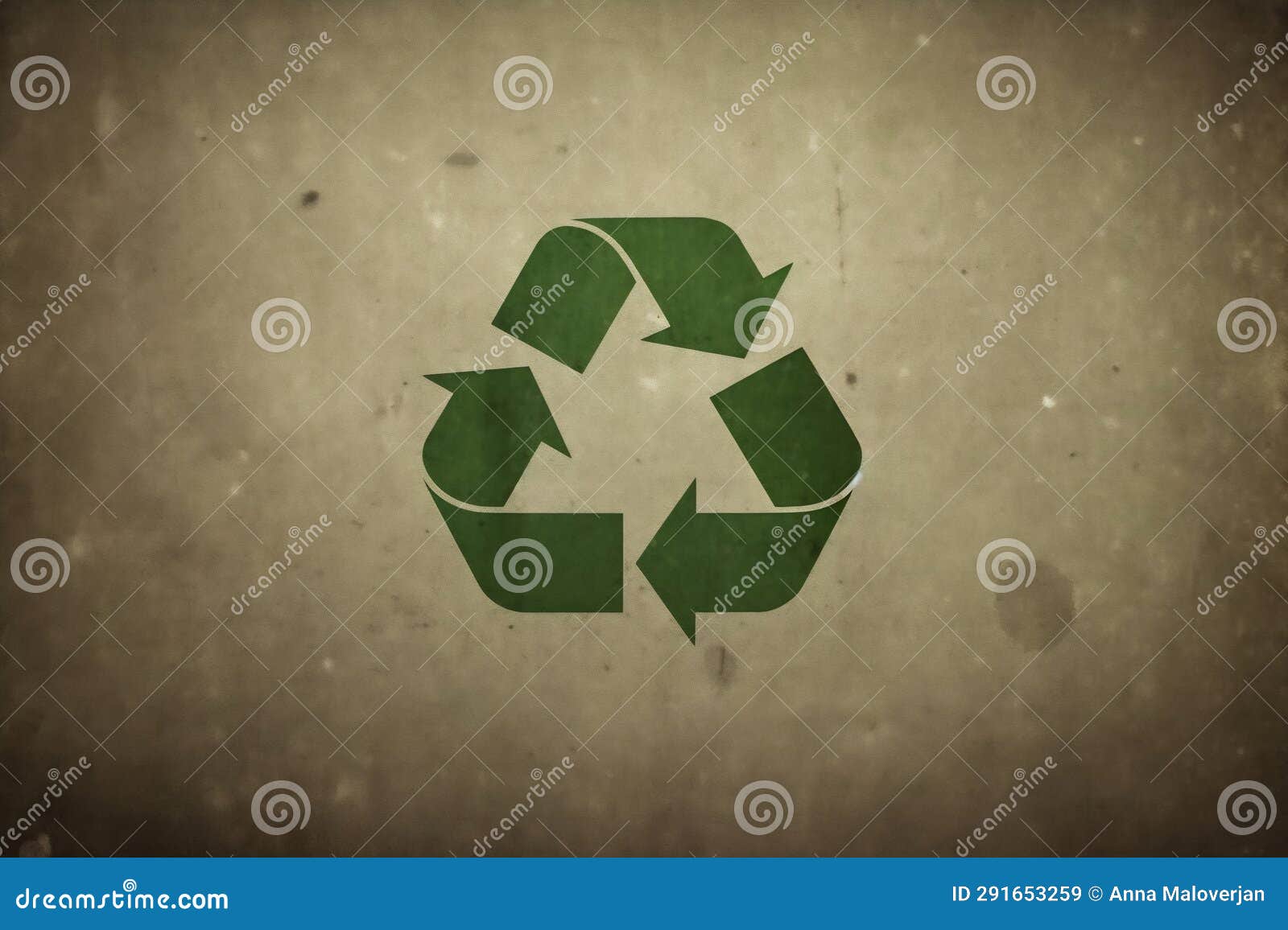 Recycle Sign Against Brown Background Stock Image - Image of reuse ...
