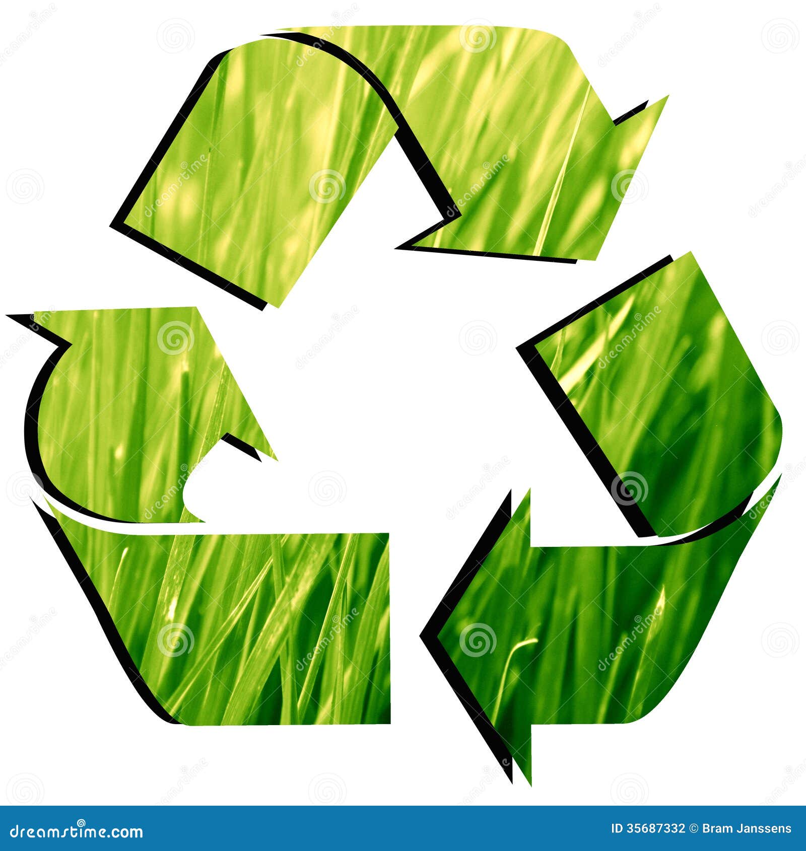 Recycle sign stock illustration. Illustration of blue - 35687332