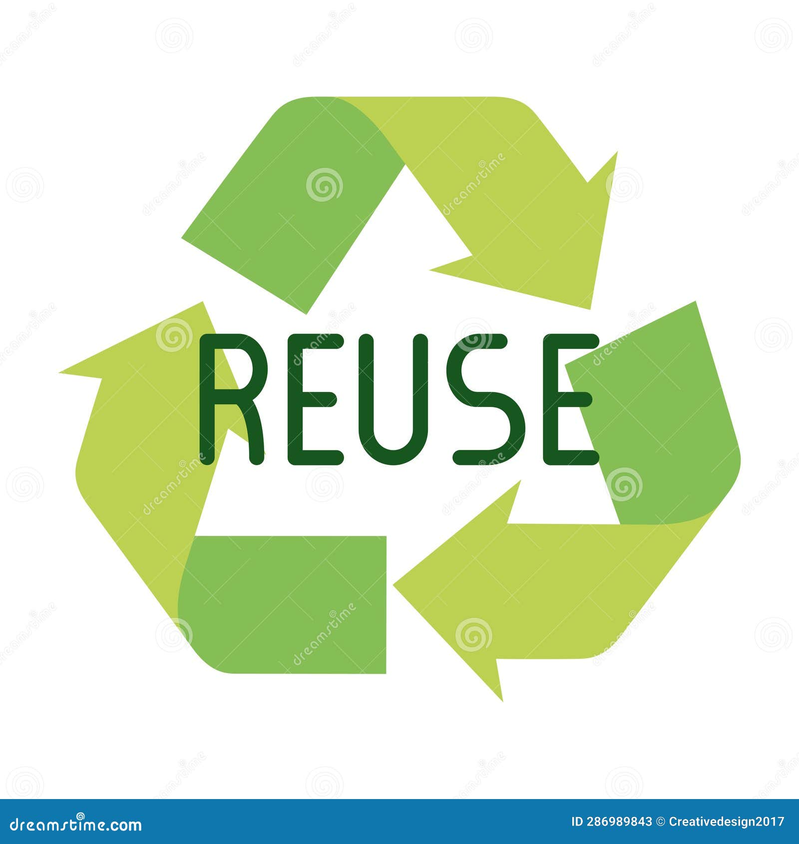 Recycle sign vector stock illustration. Illustration of organic - 286989843