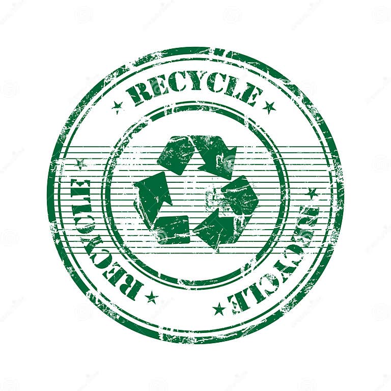 Recycle stamp stock vector. Illustration of insignia, ecology - 7903407