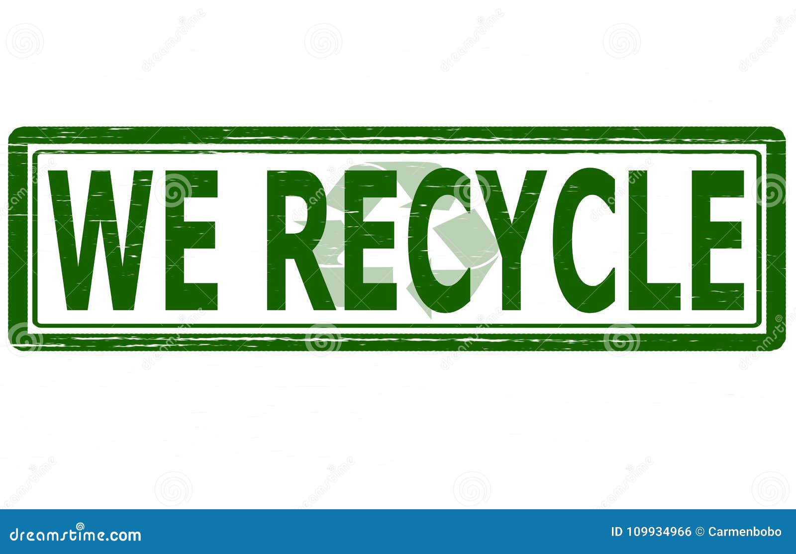 We recycle stock illustration. Illustration of recycle - 109934966
