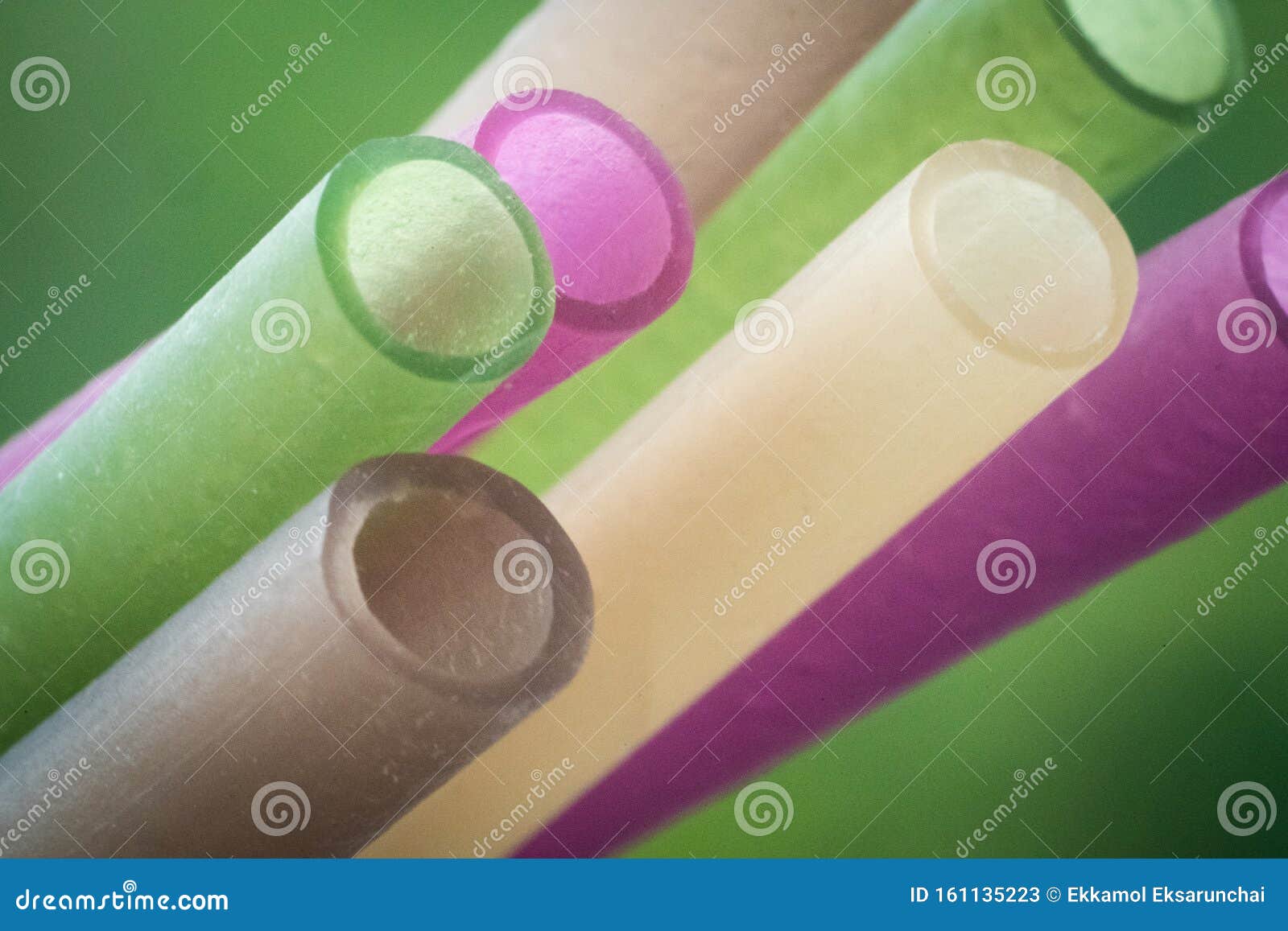 The Recycle Straw. the Straw Made from the Rice Stock Image - Image of ...