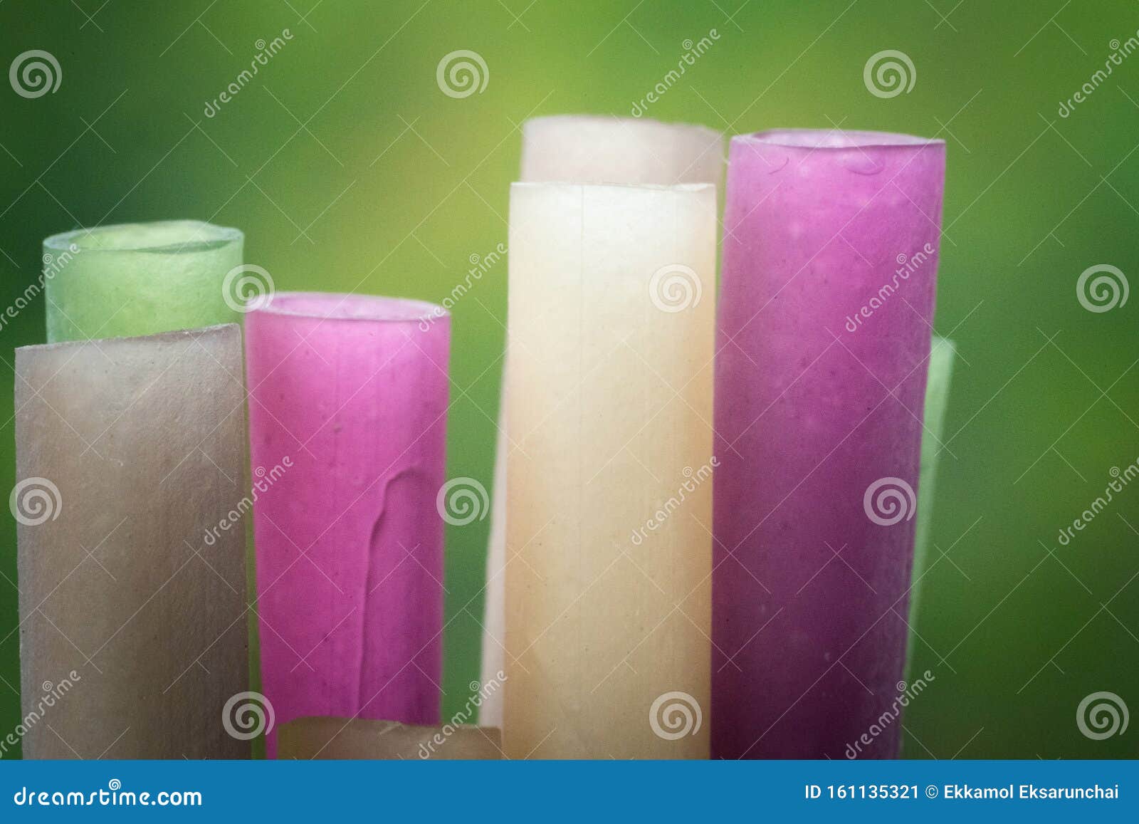 The Recycle Straw. the Straw Made from the Rice Stock Image - Image of ...