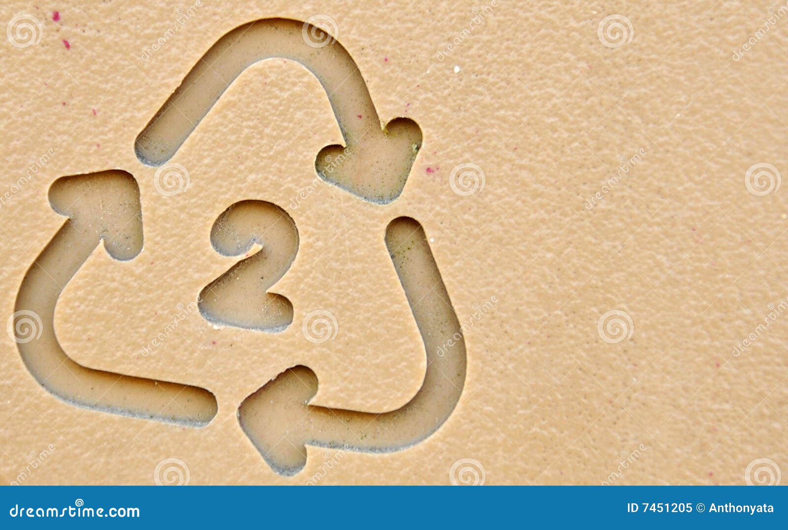 Recycle Symbol 2 stock image. Image of closeup, shape - 7451205