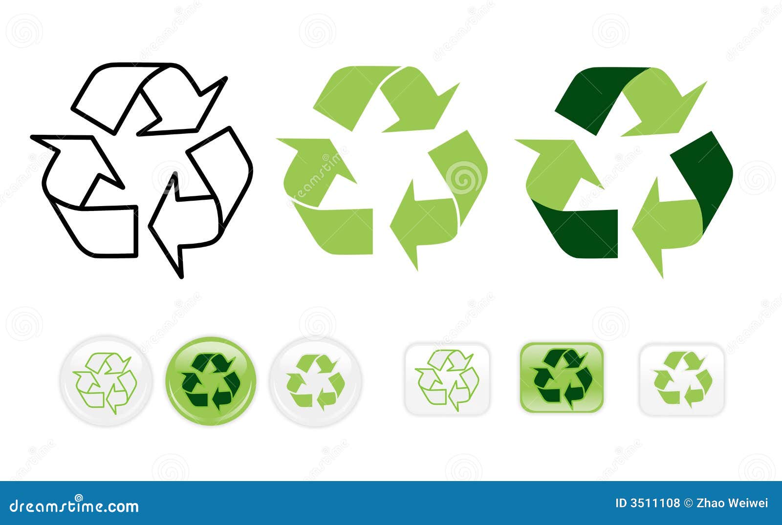 Recycle Symbol stock illustration. Illustration of product - 3511108