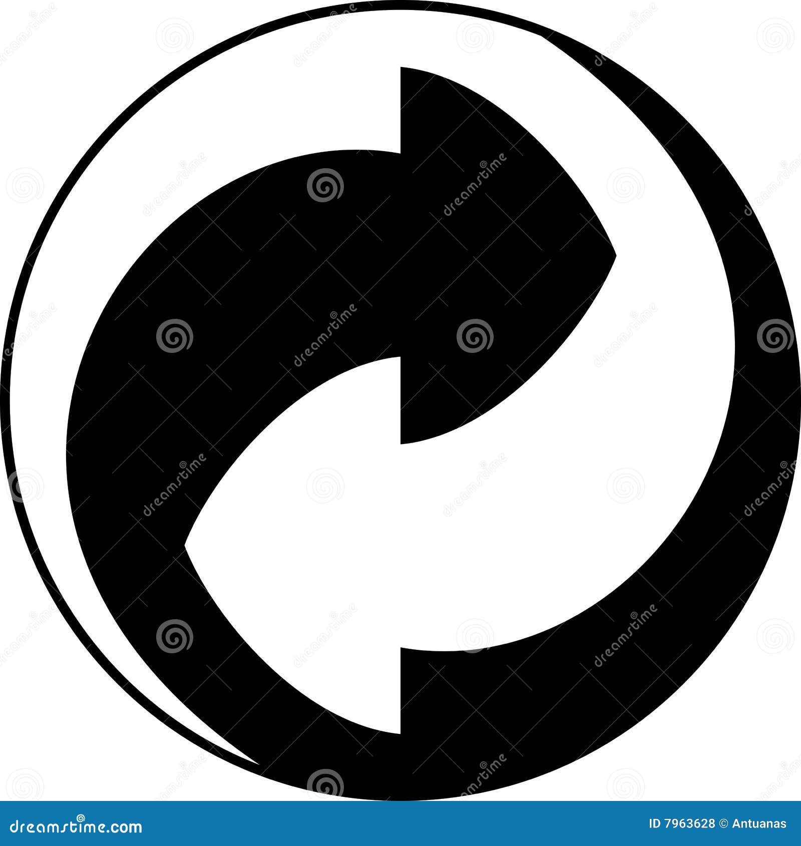 RECYCLE Symbol Vector Illustration | CartoonDealer.com #7963628