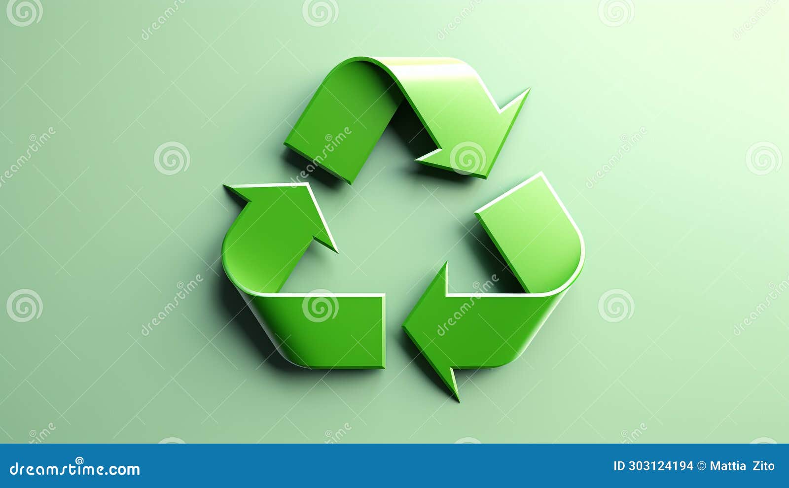 Recycle Symbol Background for Environment Stock Photo - Image of ...