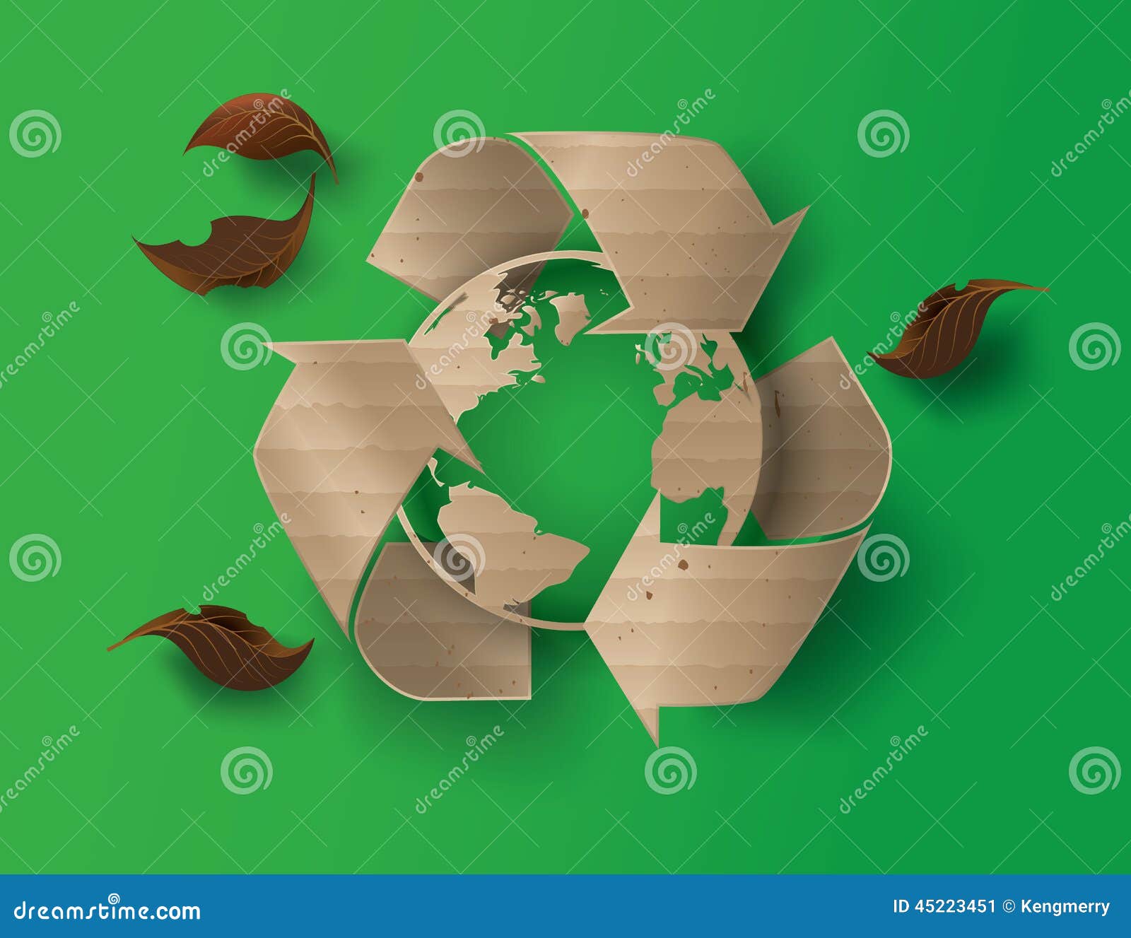 Recycle Symbol or Sign of Conservation . Stock Vector - Illustration of ...