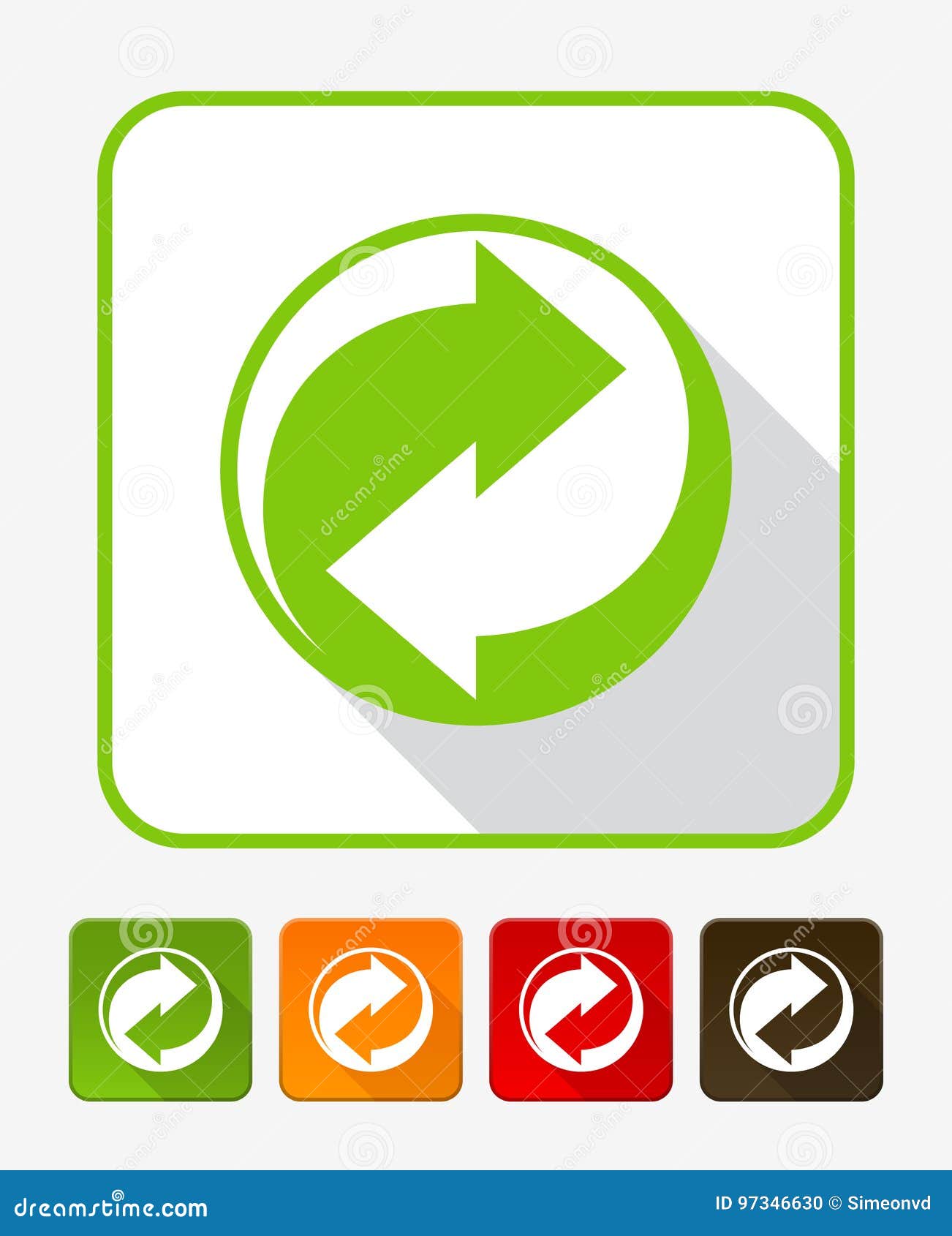 Recycle Symbol. Sign of Recycled Material Stock Vector - Illustration ...