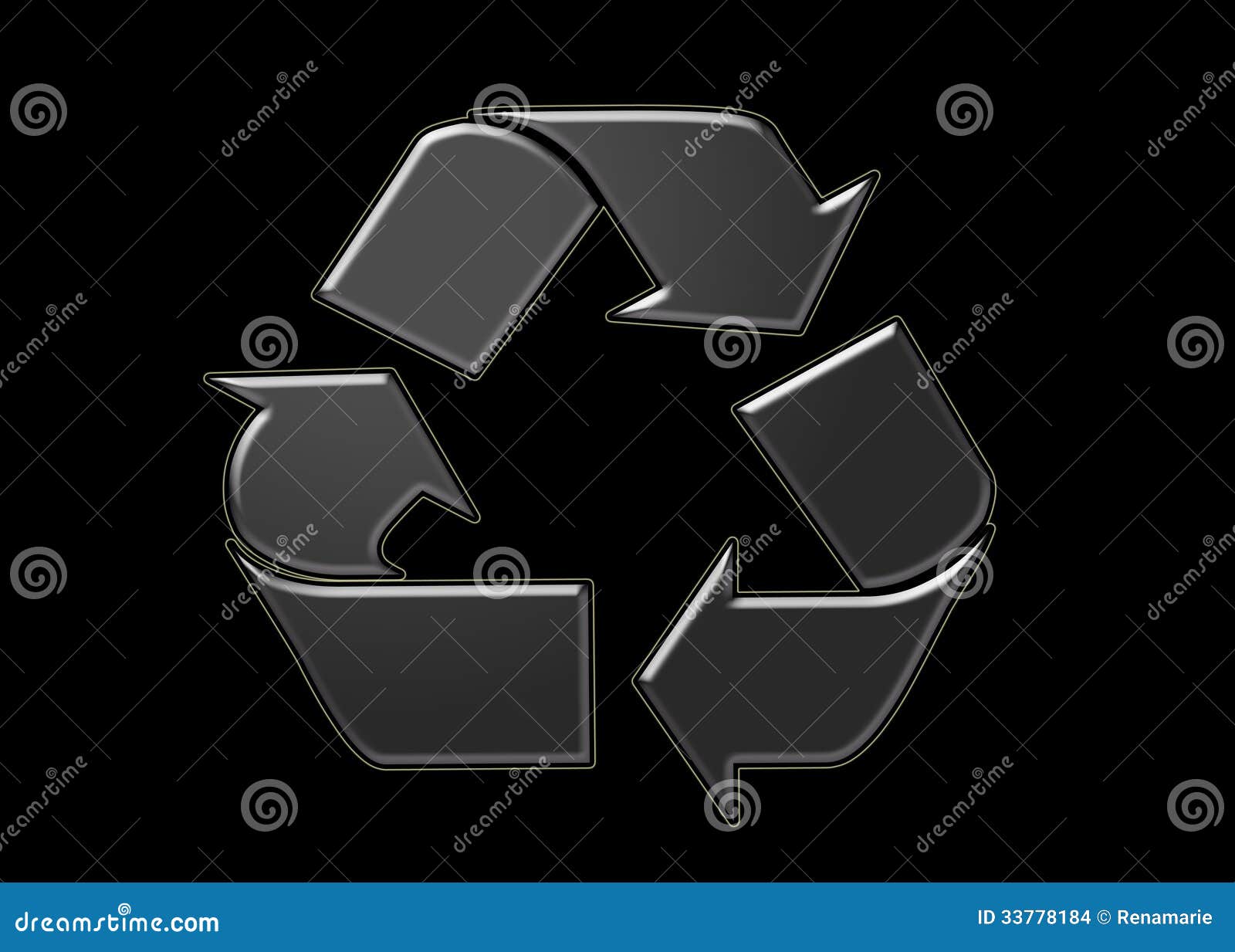 Recycle stock illustration. Illustration of icon, background - 33778184