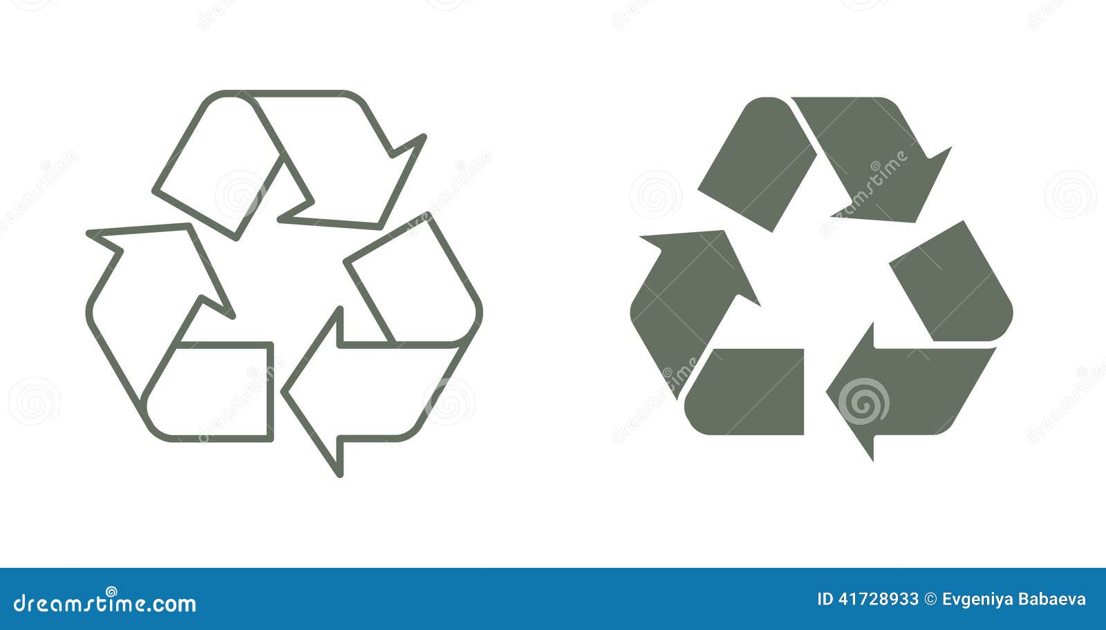 Recycle symbol stock vector. Illustration of element - 41728933
