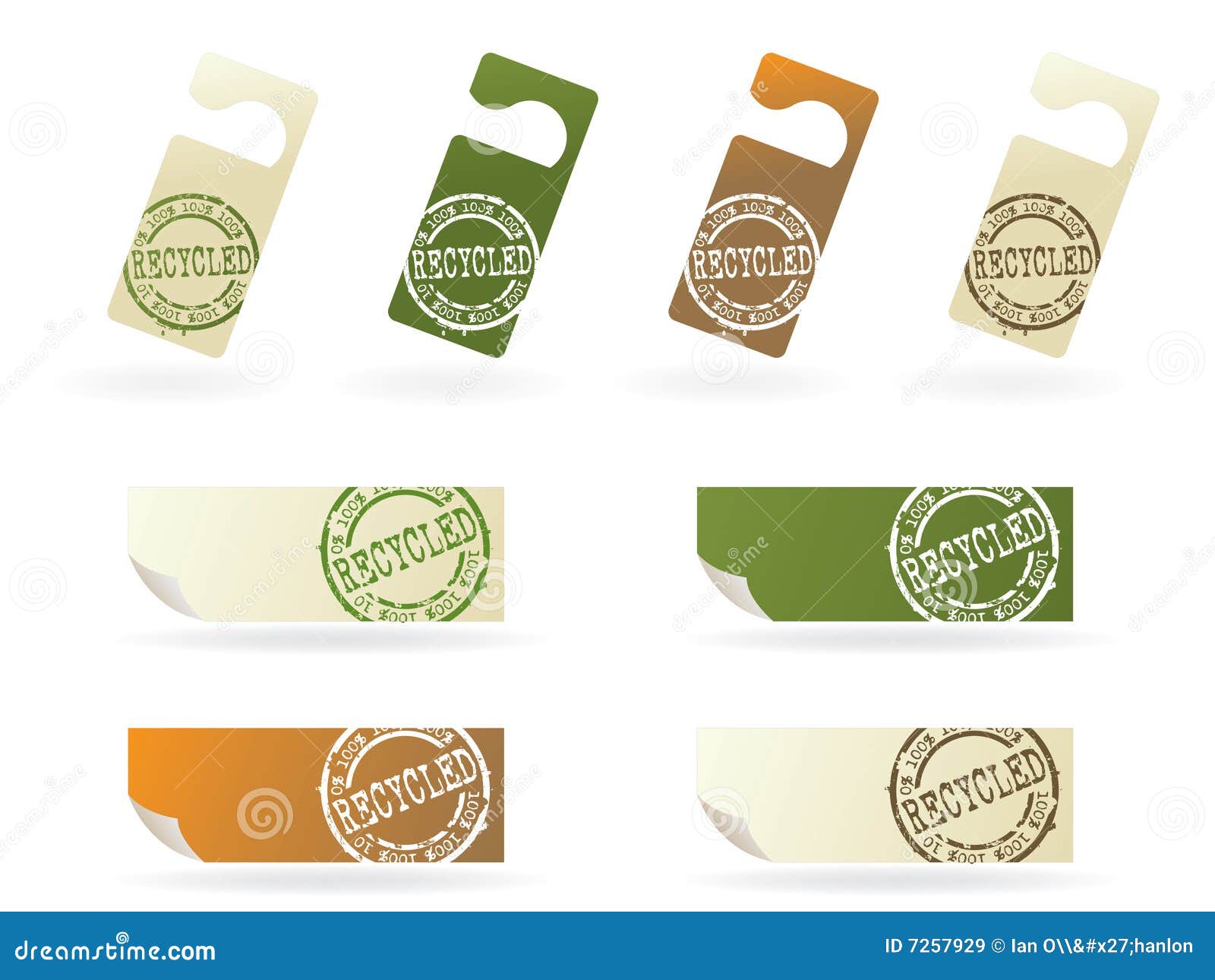 Recycle tag series..no.2 stock vector. Illustration of ecology - 7257929