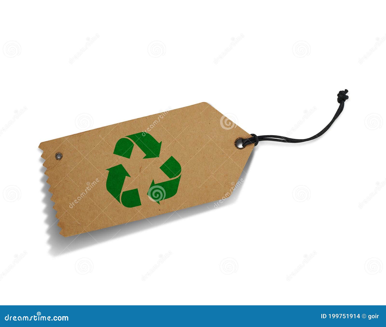 Recycle tag stock illustration. Illustration of graphic - 199751914