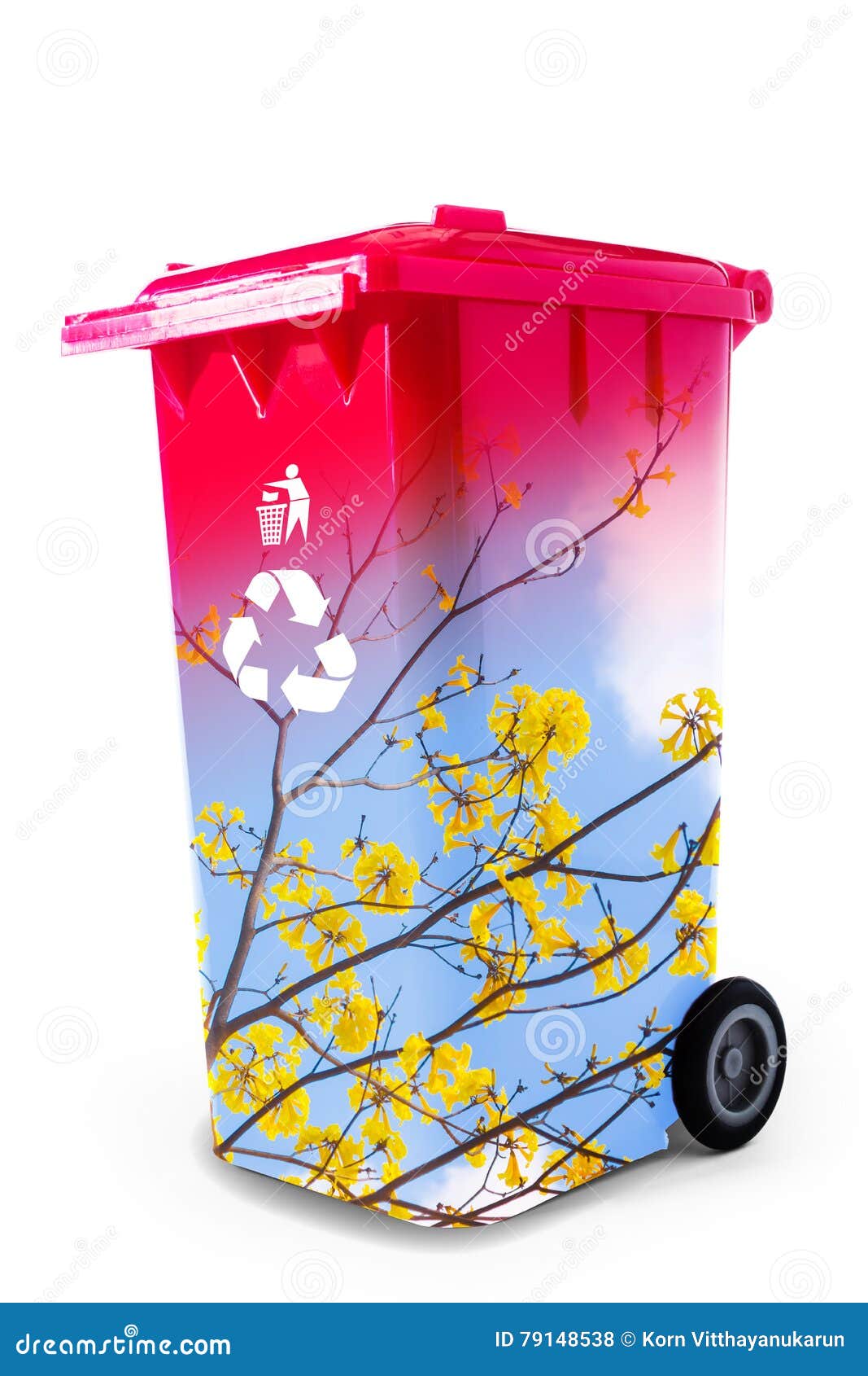 Recycle Trash for Help Earth Concept. Stock Photo - Image of trash ...