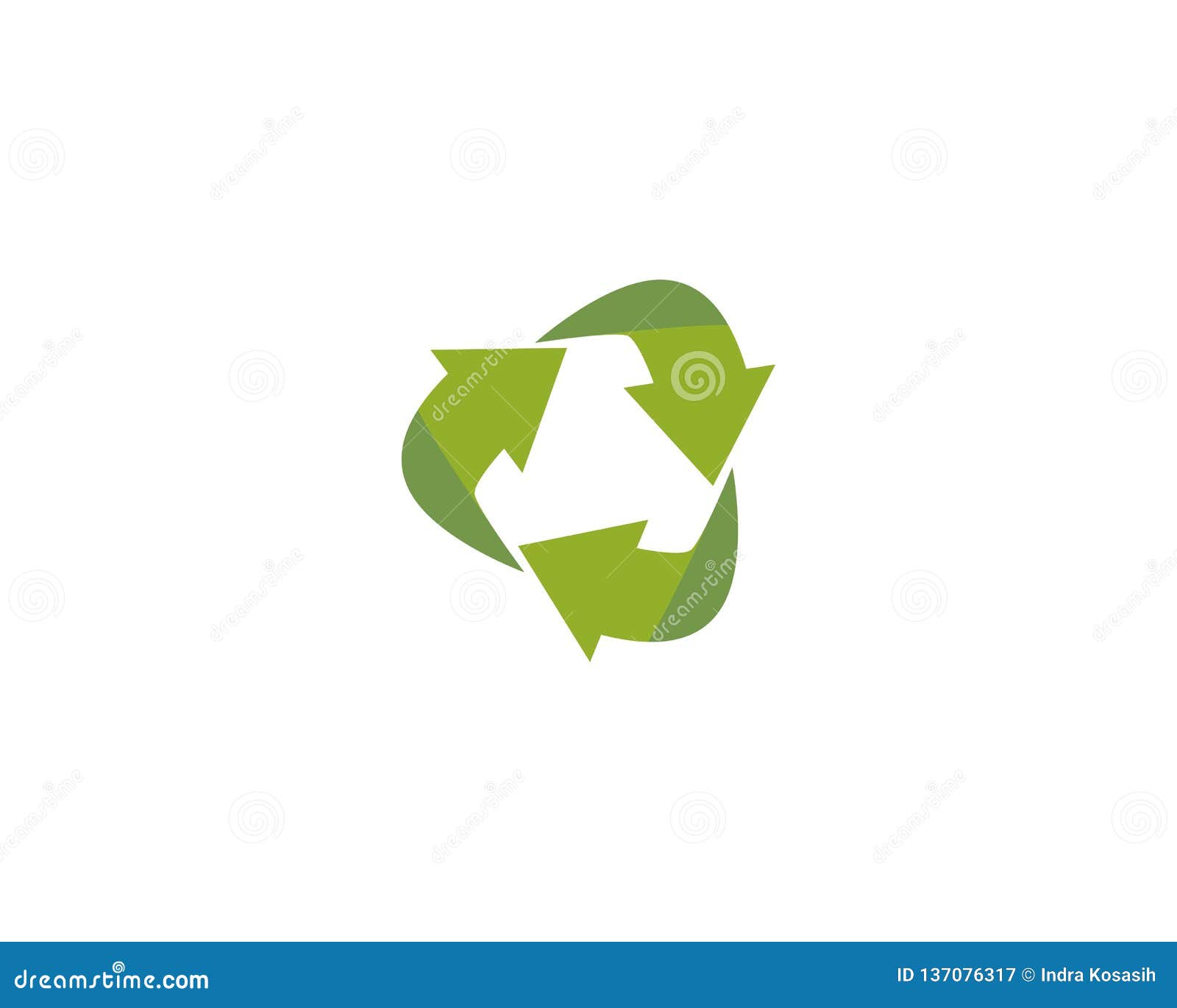 Recycle vector logo stock vector. Illustration of conservation - 137076317