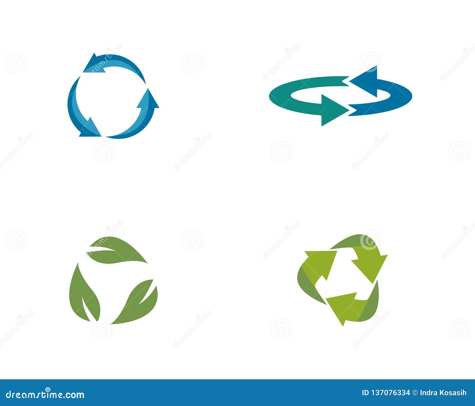Recycle vector logo stock vector. Illustration of reuse - 137076334