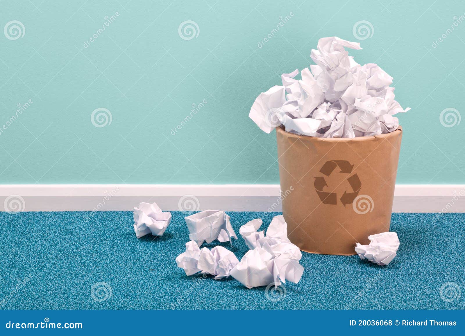 Waste Paper On Waste Separation Station Stock Photo | CartoonDealer.com ...