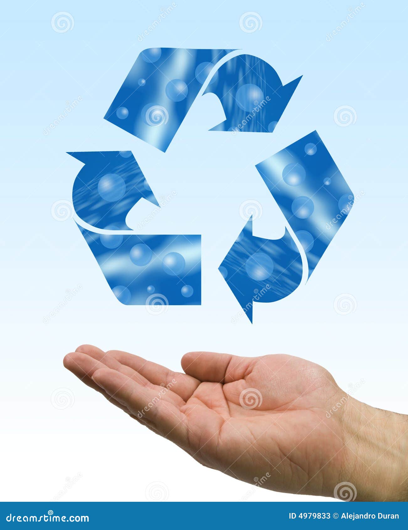 Recycle water hand stock image. Image of bubbles, global - 4979833