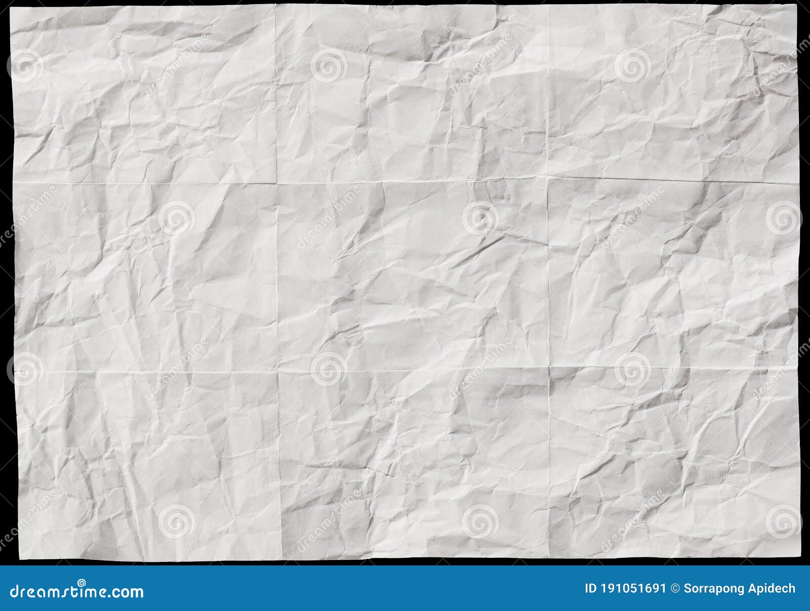 Recycle White Paper Crumpled Texture, Old Paper Surface For Background ...