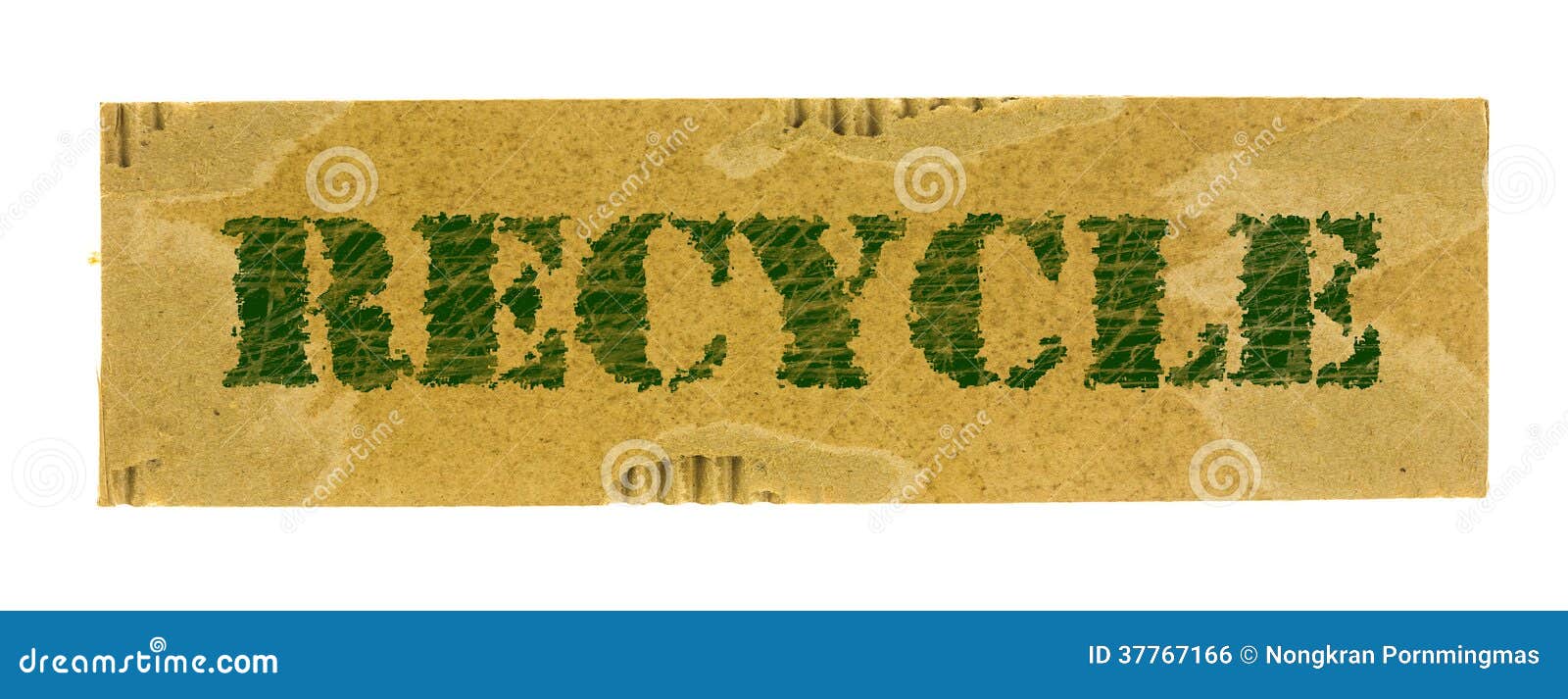 Recycle Words on Carton Paper Stock Photo - Image of concept, icon ...