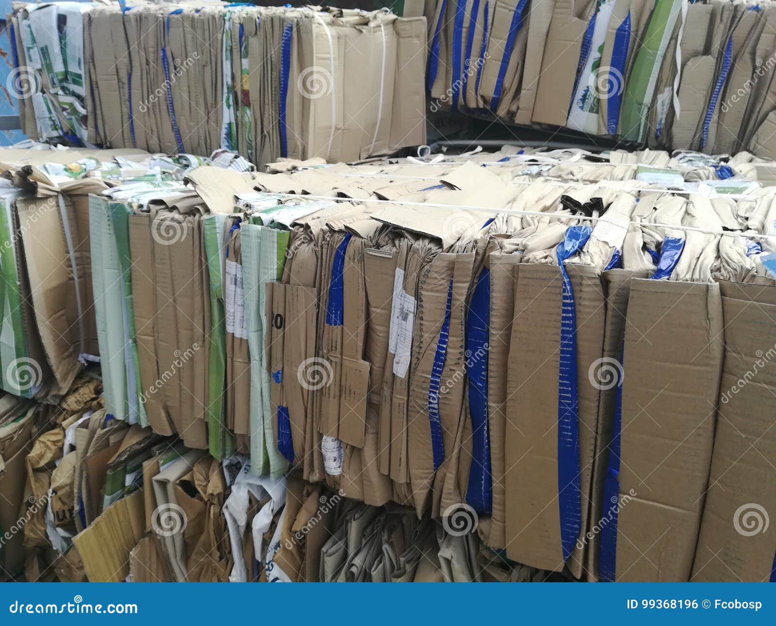 Recycled carton editorial photo. Image of plastic, inventory - 99368196