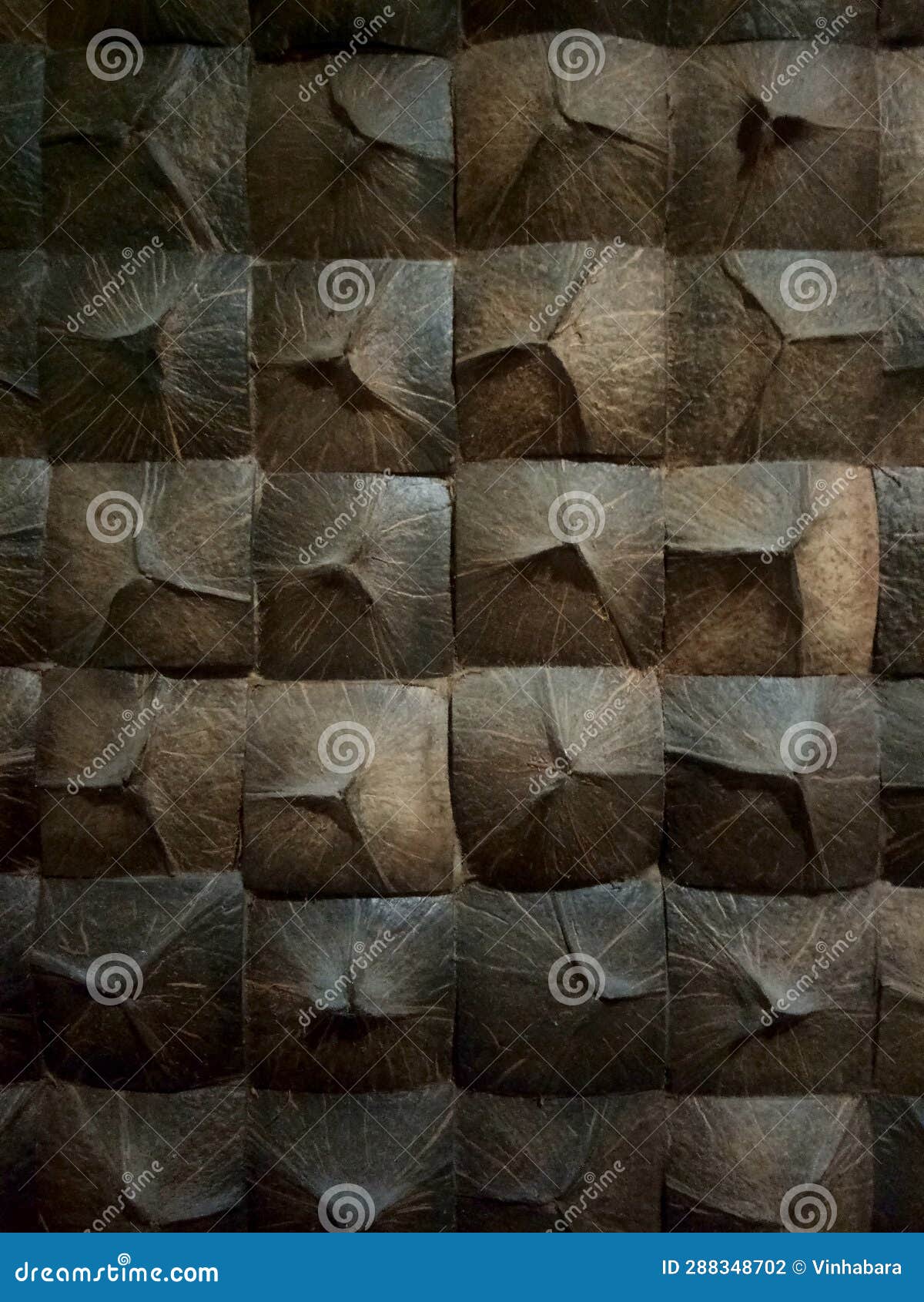 Recycled Coconut Waste, Cut and Shaped into Various Wall Decoration ...