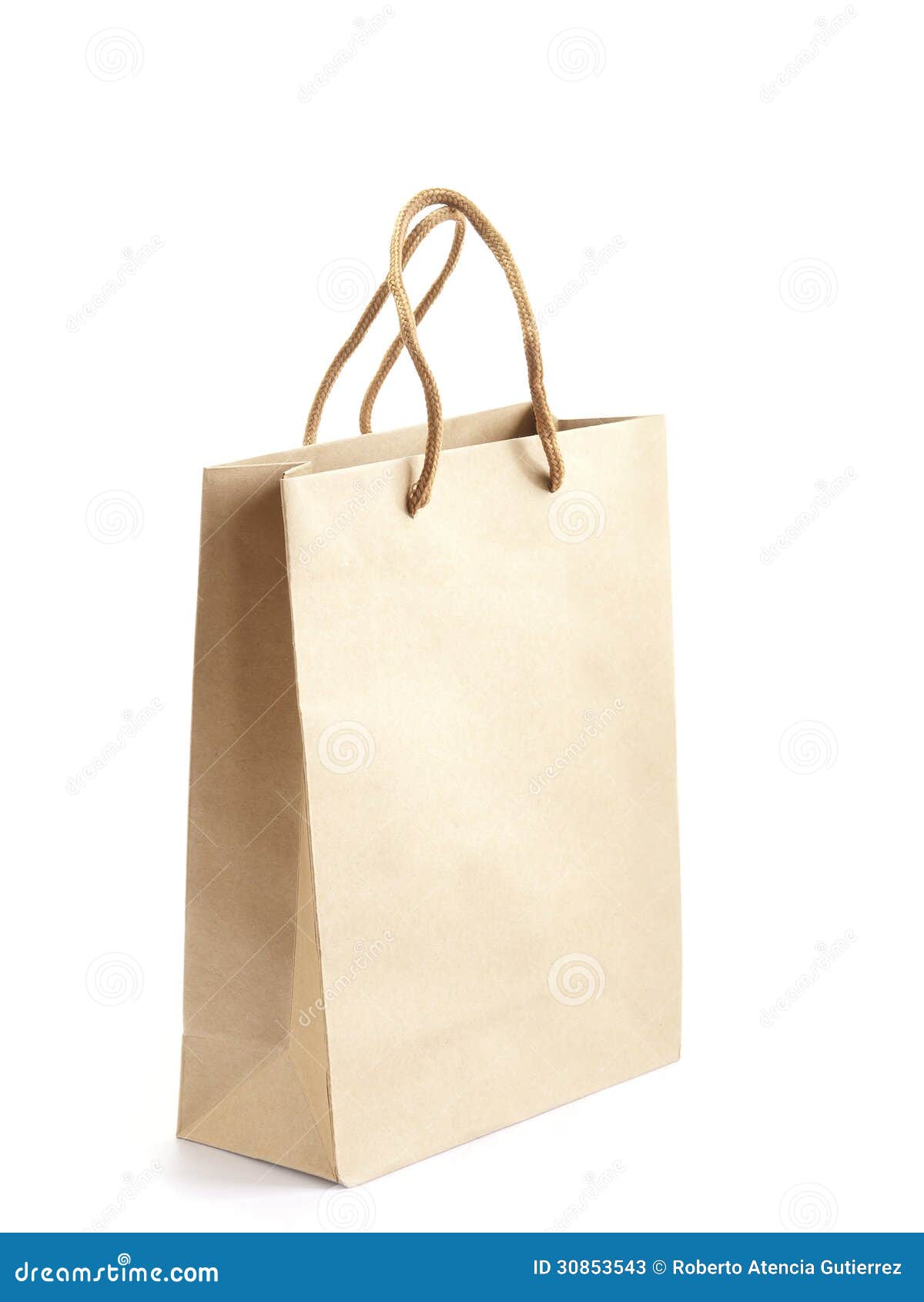 Recycled paper bag stock image. Image of mall, paper - 30853543