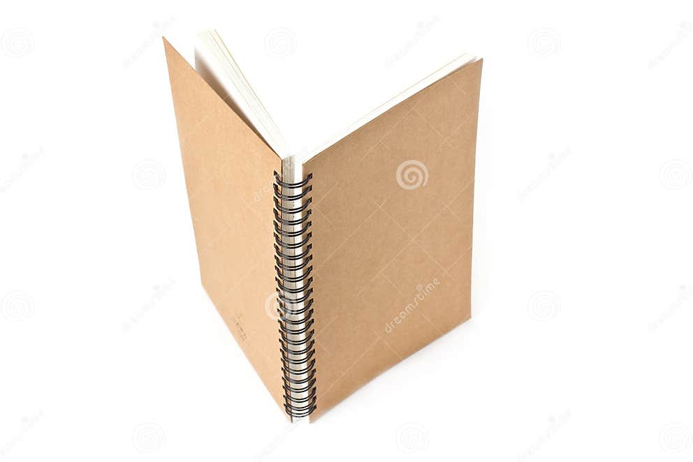 Recycled Paper Notebook Front Cover Stock Image - Image of artistic ...