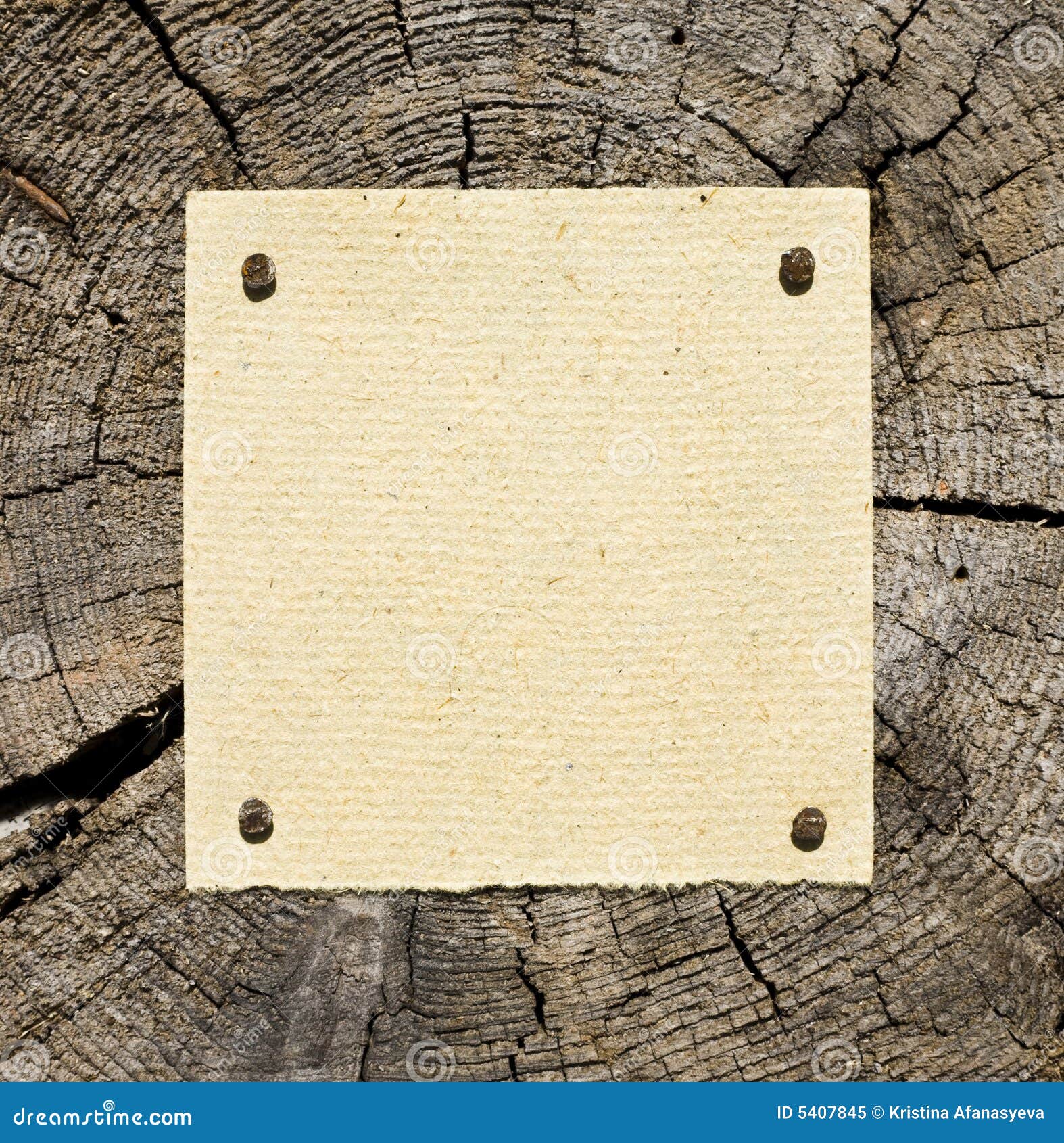 Paper Pinned With A Knife Royalty-Free Stock Photo | CartoonDealer.com ...