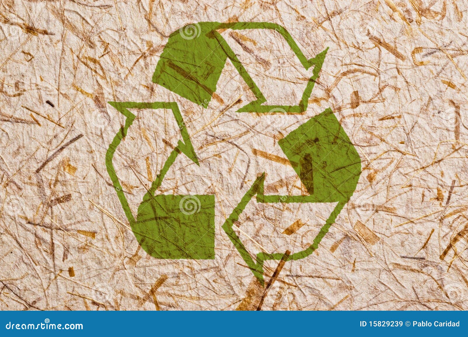 Recycled paper symbol. stock image. Image of material - 15829239